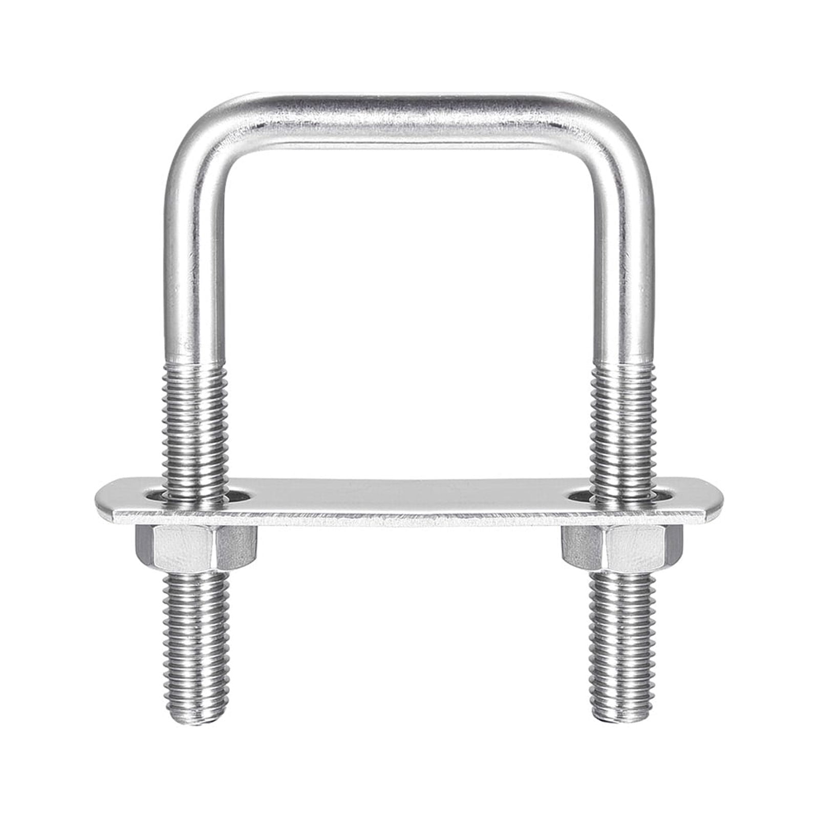 Square U-Bolts 3 Sets 42mm Inner Width 65mm Length M8 304 Stainless ...