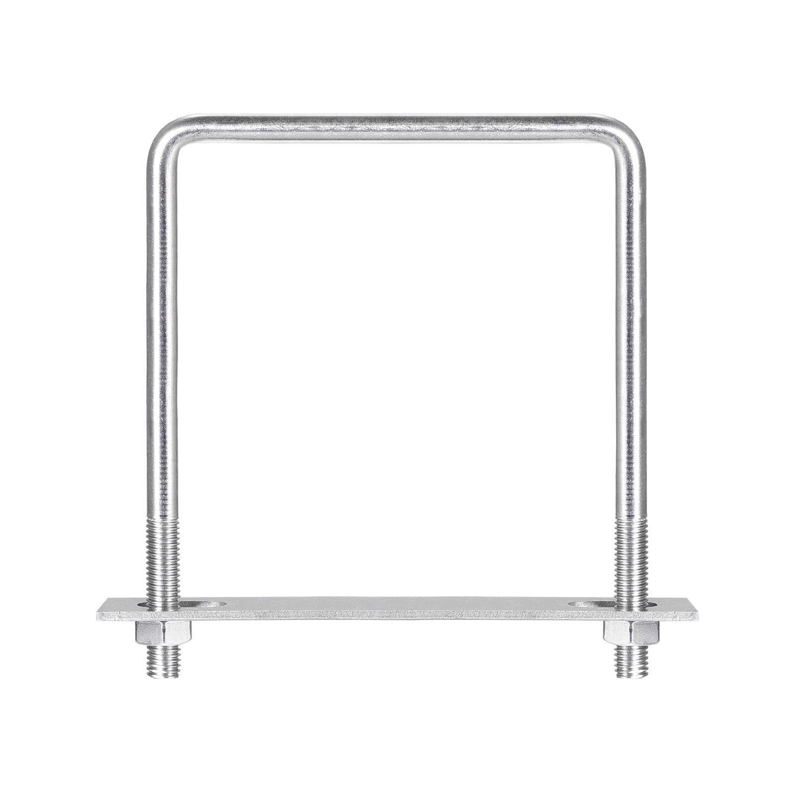 Square U-Bolts 304 Stainless Steel, U Bolt with Nuts and Plates, for ...