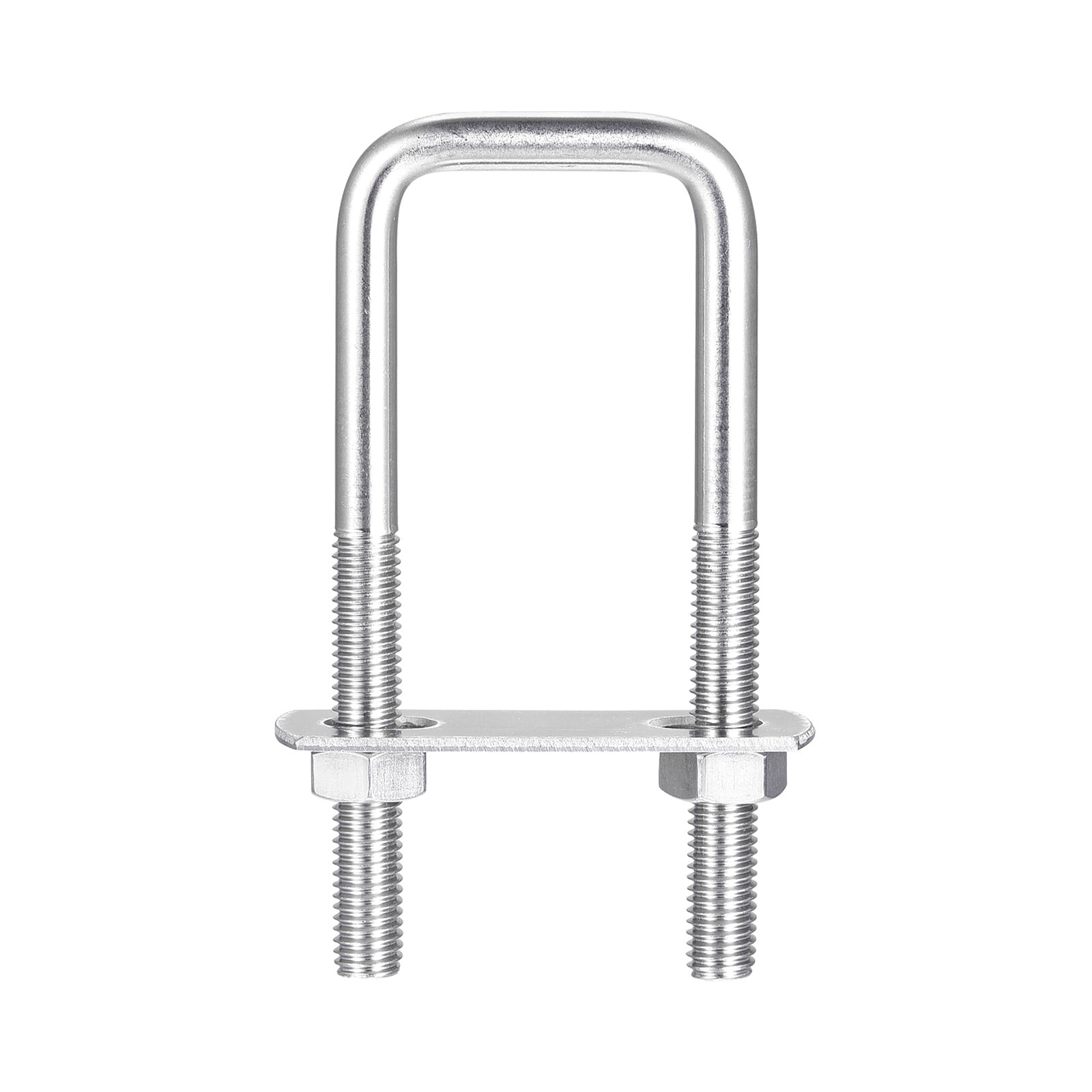 Square U-Bolts 304 Stainless Steel, U Bolt with Nuts and Plates, for ...