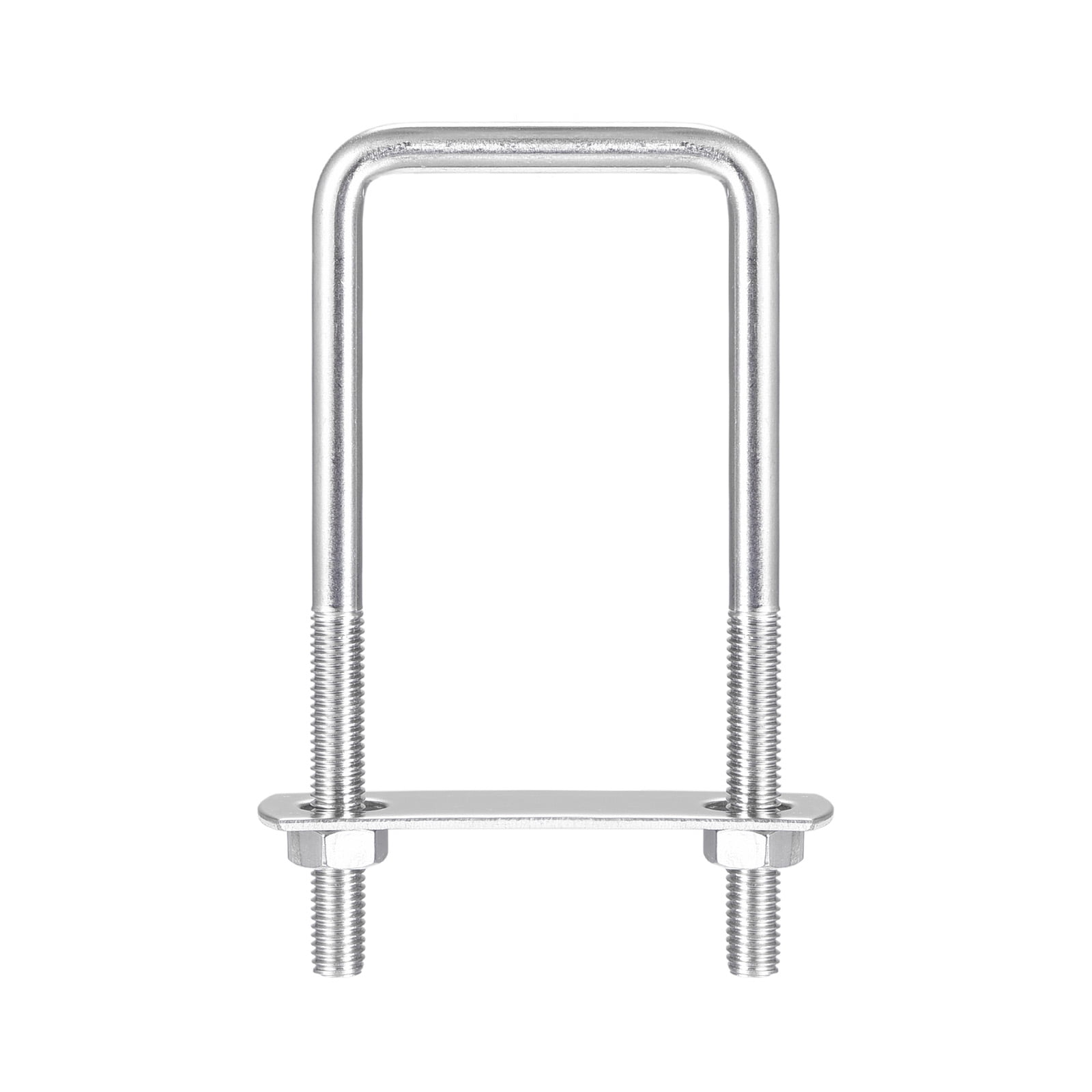 Square U-Bolts 5 Sets 52mm Inner Width 120mm Length M8 304 Stainless ...