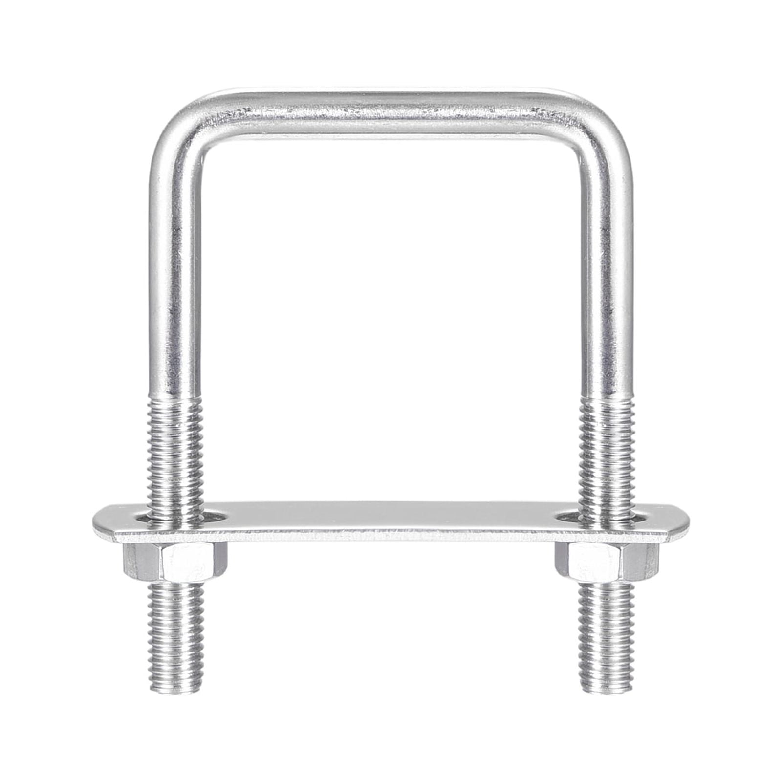 Square U-Bolts 5 Sets 52mm Inner Width 80mm Length M8 304 Stainless ...