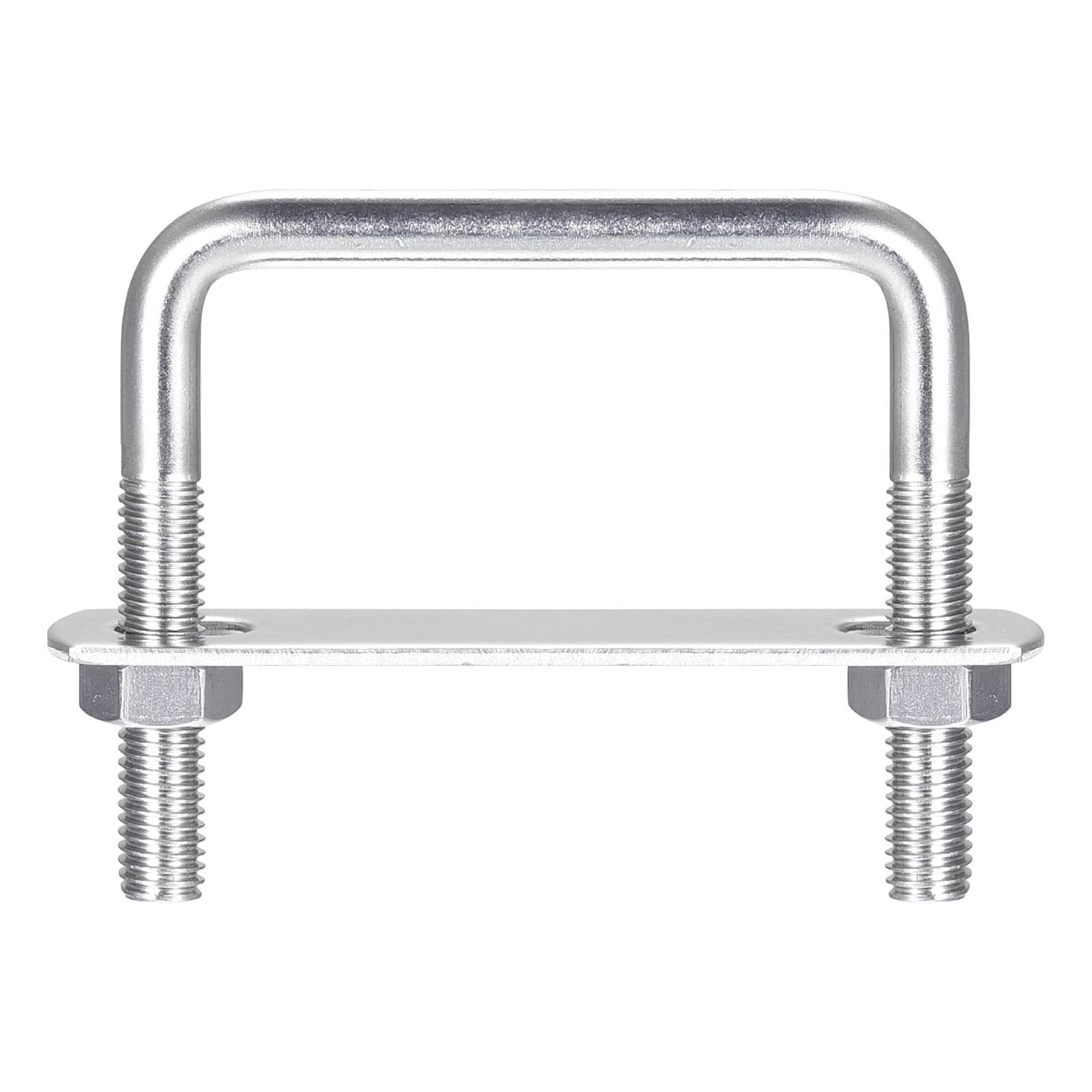 Square U-Bolts 6 Sets 62mm Inner Width 60mm Length M8 304 Stainless ...