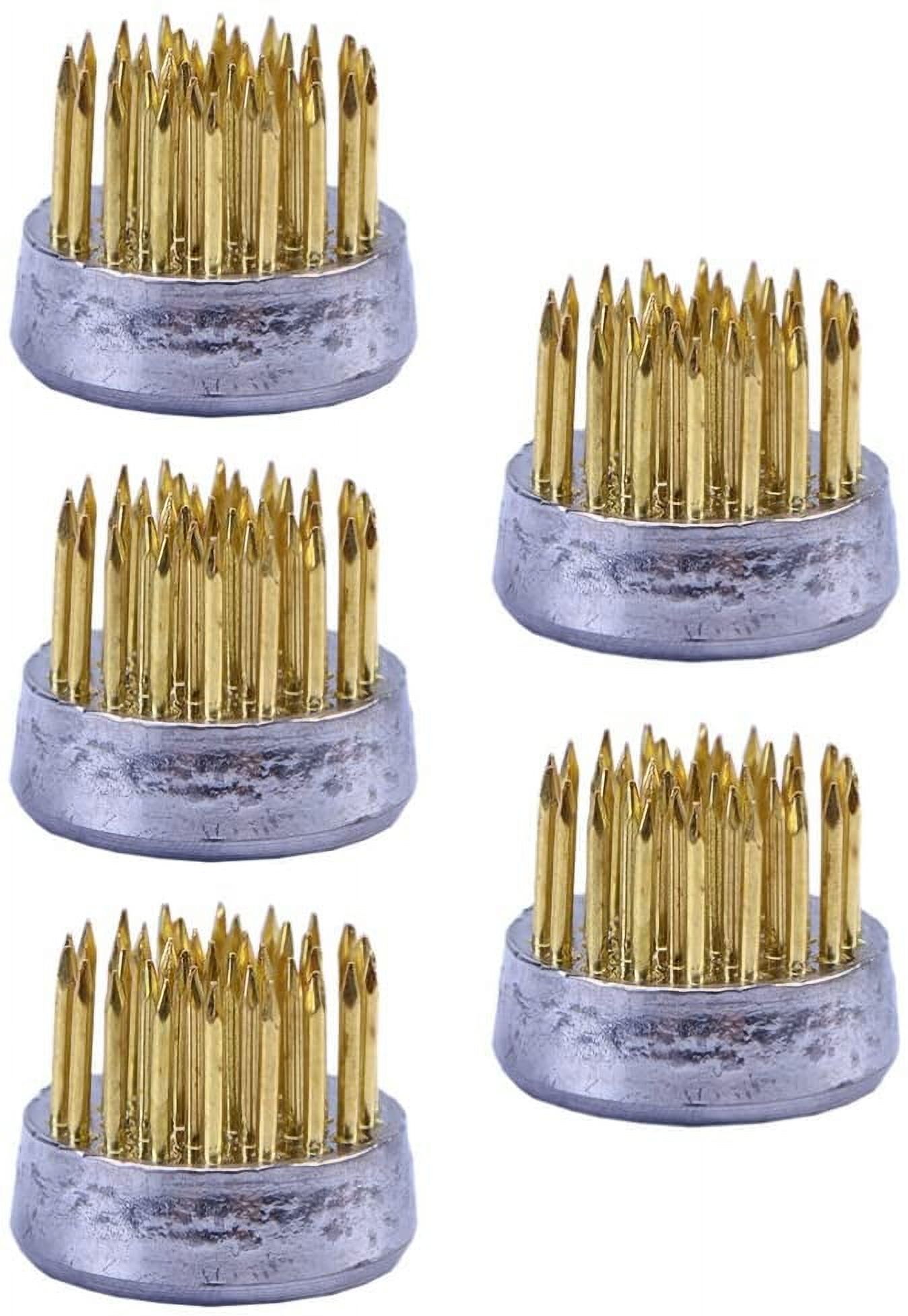 Square Vase 5pcs Flower Arrangement Holder Stainless Steel Round Flower ...