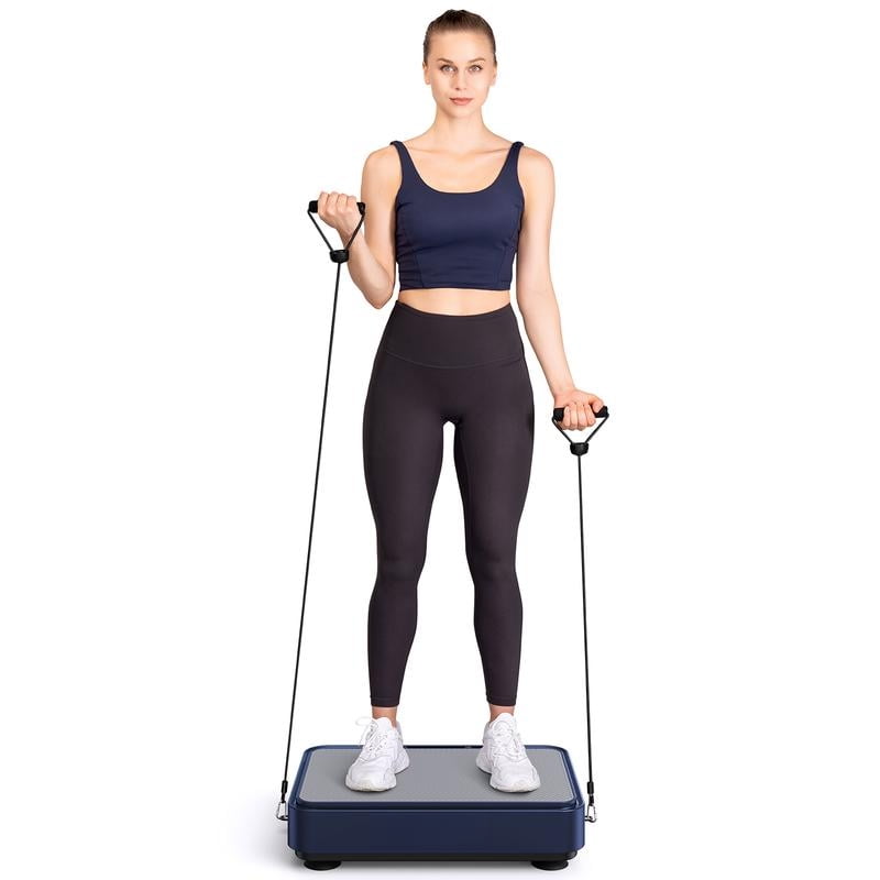 Square Vibration Plate Exercise Machine 265lbs Capacity, Comfortable ...