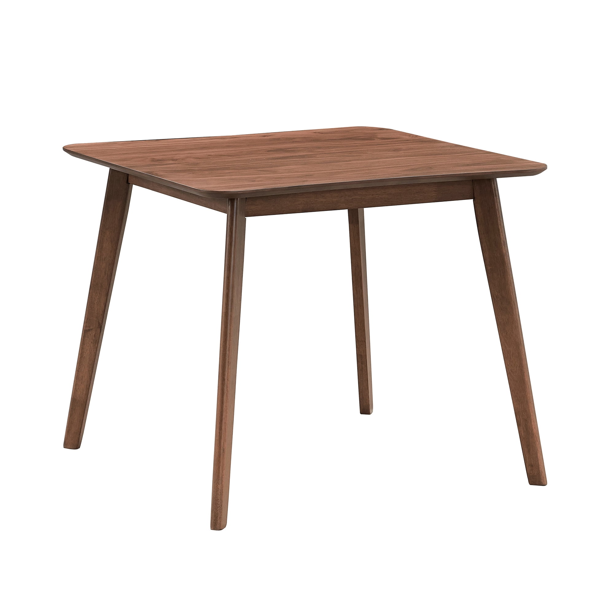 Square Walnut Dining Table, 35.43 Inch For 4, Modern, Saving Place ...