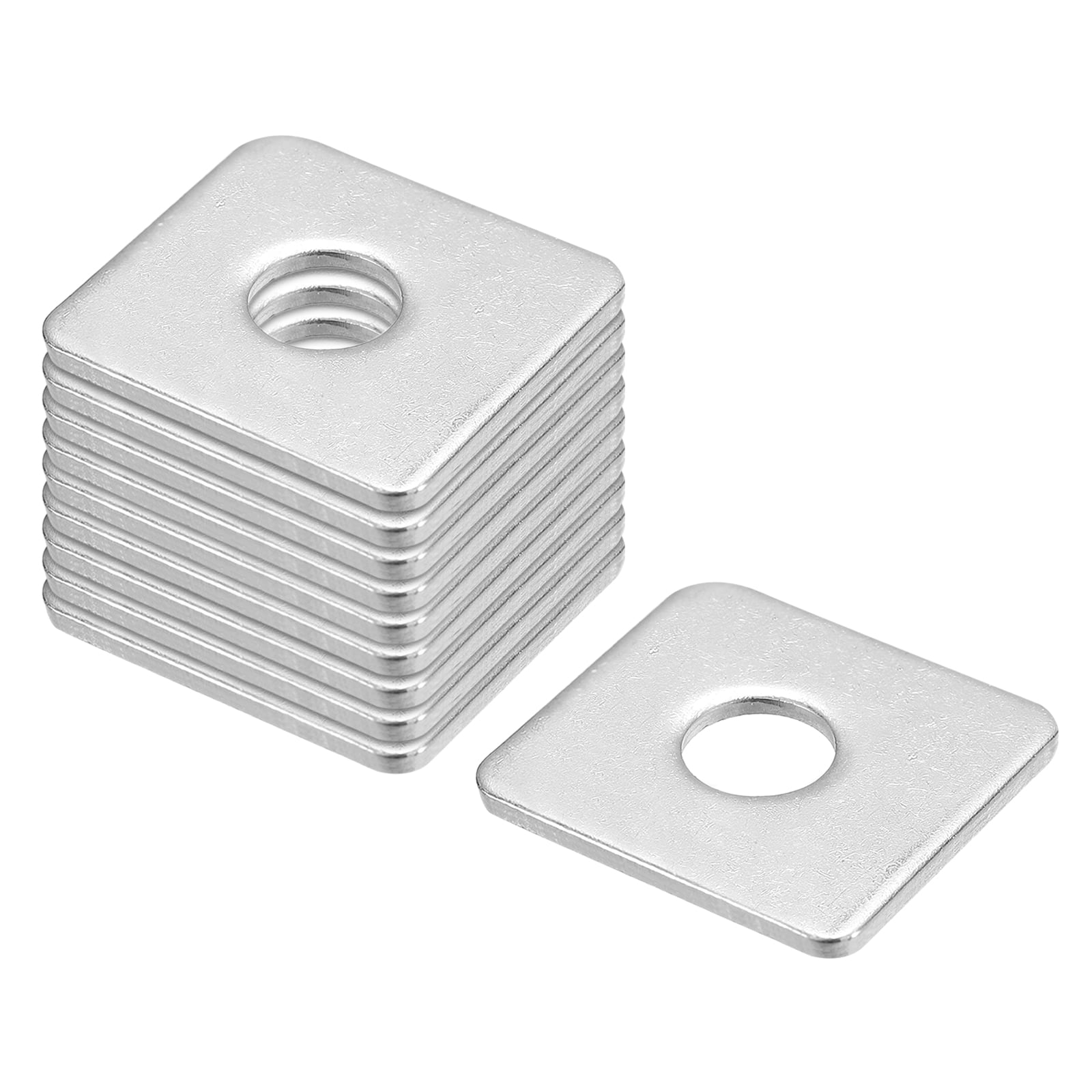 Uxcell Square Washer 10 Pack M10x30x30x3mm 304 Stainless Steel Square ...