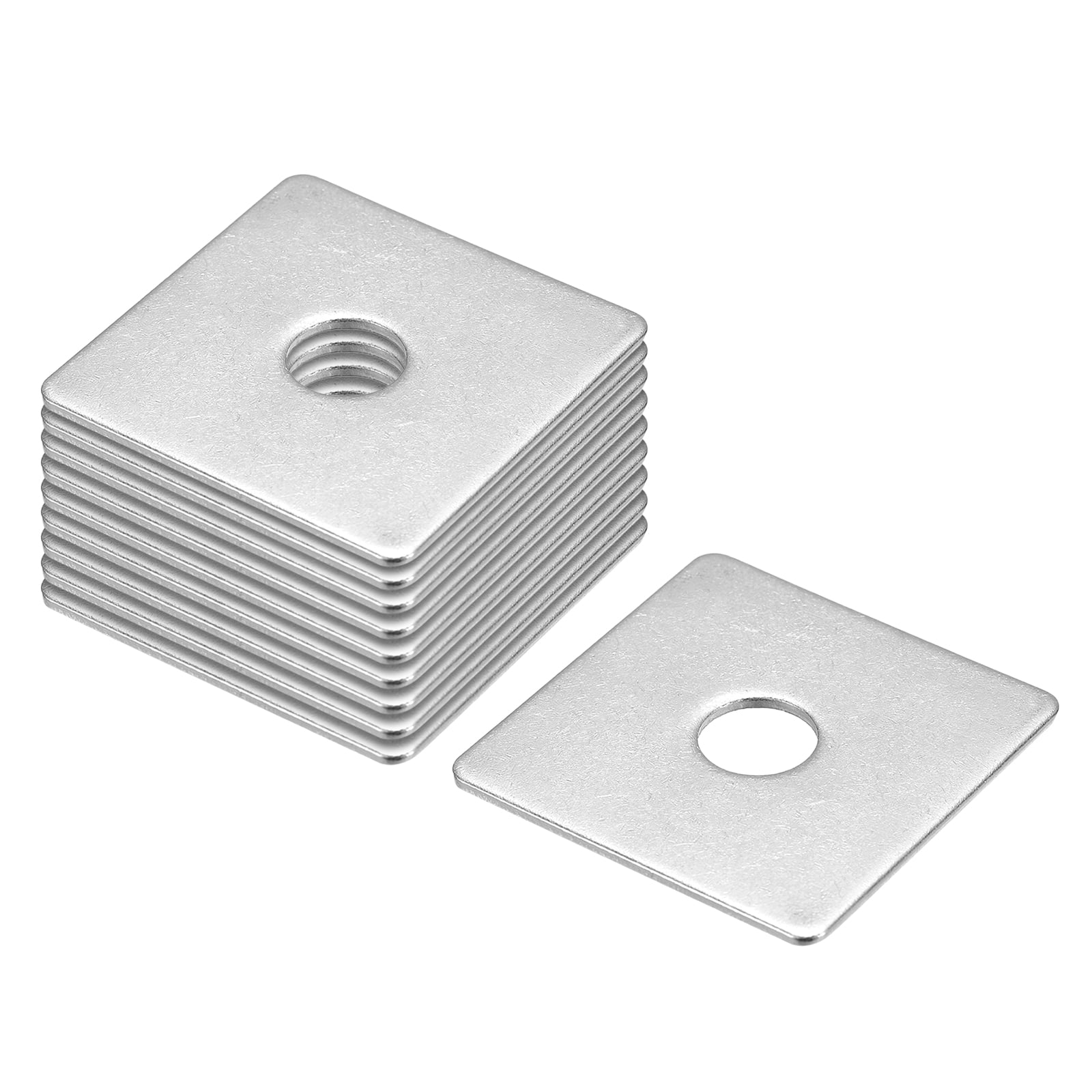 Uxcell Square Washer 10 Pack M12x50x50x2mm 304 Stainless Steel Square ...