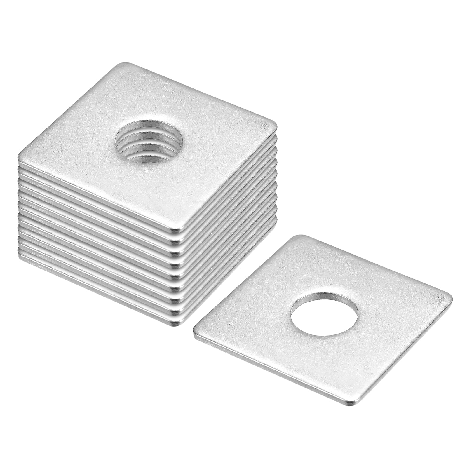 Uxcell Square Washer 10 Pack M16x50x50x2mm 304 Stainless Steel Square ...