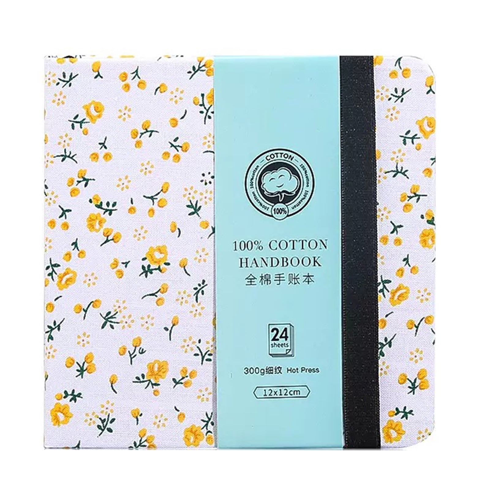 Square Watercolor Journal 24 Sheets Cotton Paper Watercolor Paper ...