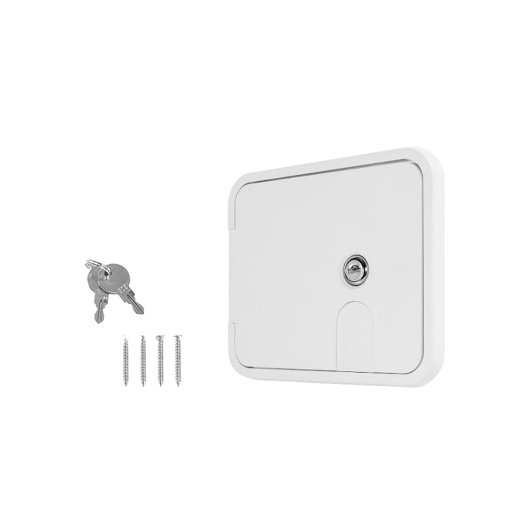 Square Waterproof Hatch RV with Locking Power Cord Access Door Car ...