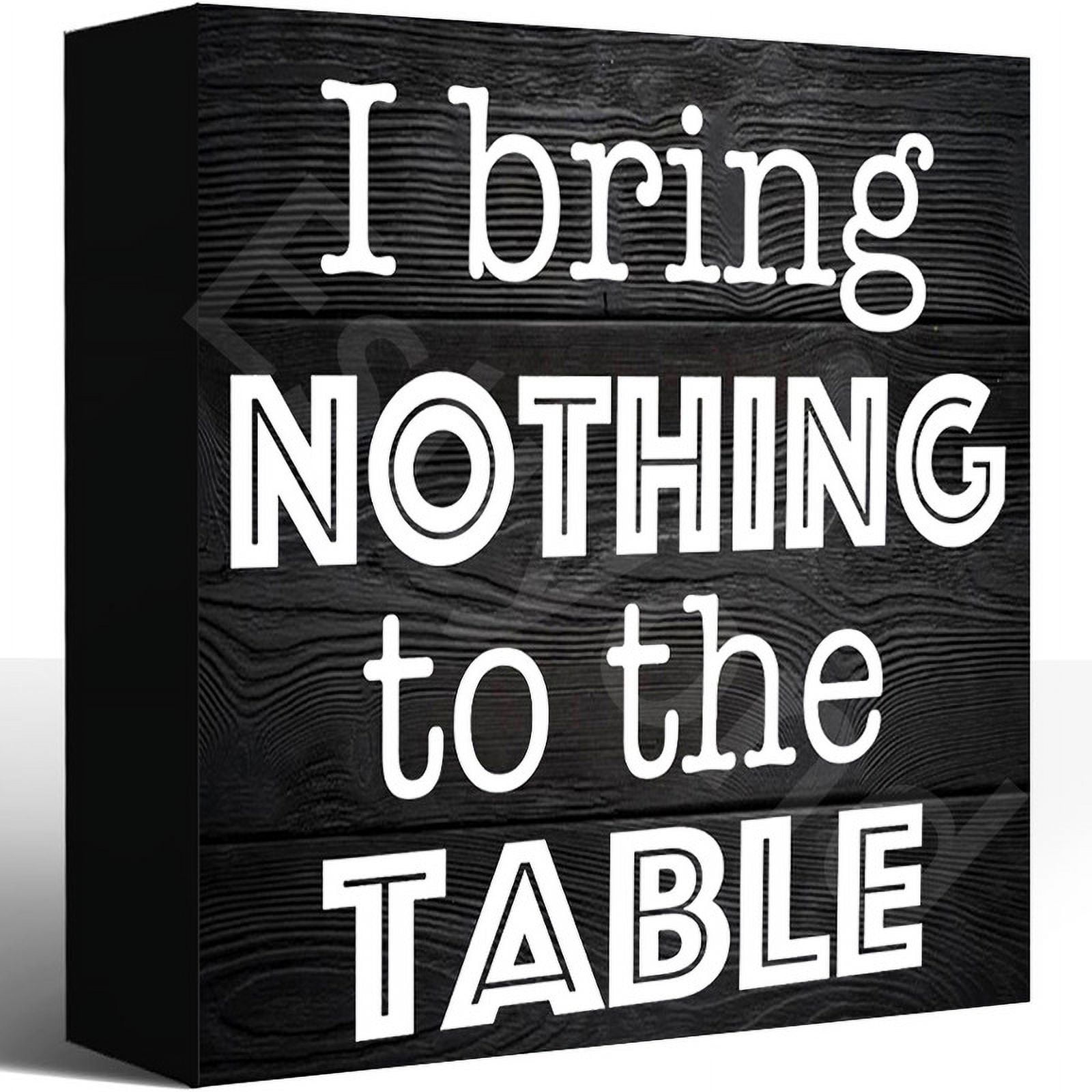 Square Wood Box Sign Decor Desk Sign Inspirational Wooden Box Block ...