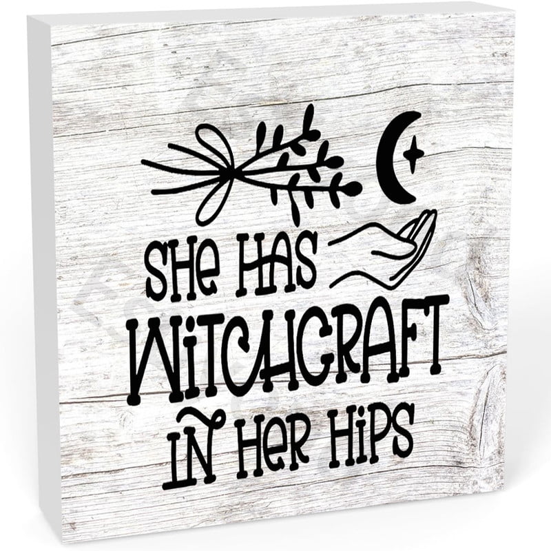 Square Wood Box Sign Decor Desk Sign Inspirational Wooden Box Block ...