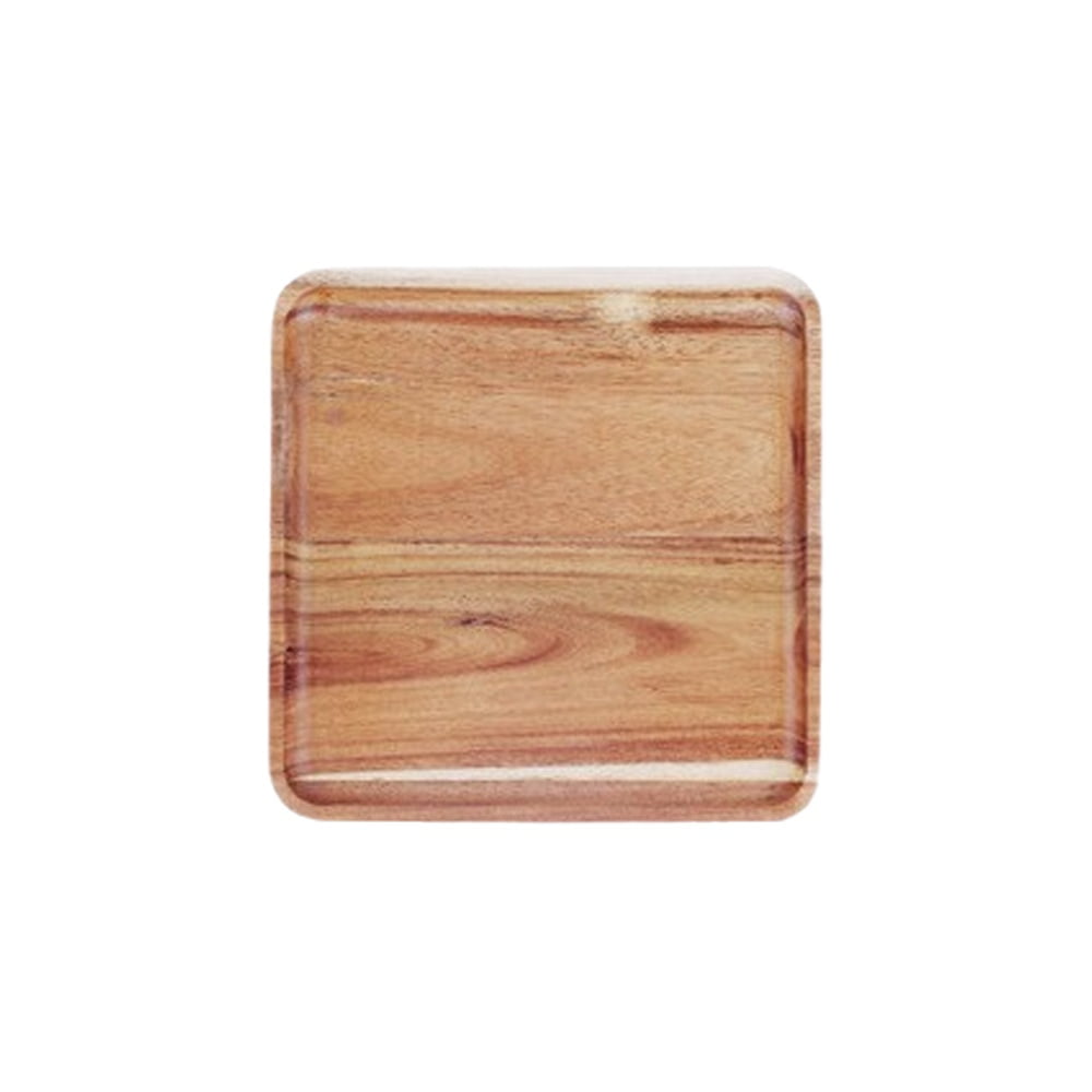 Square Wooden Plate Ins Style Breakfast Tray Snack Fruit Dried Fruit ...