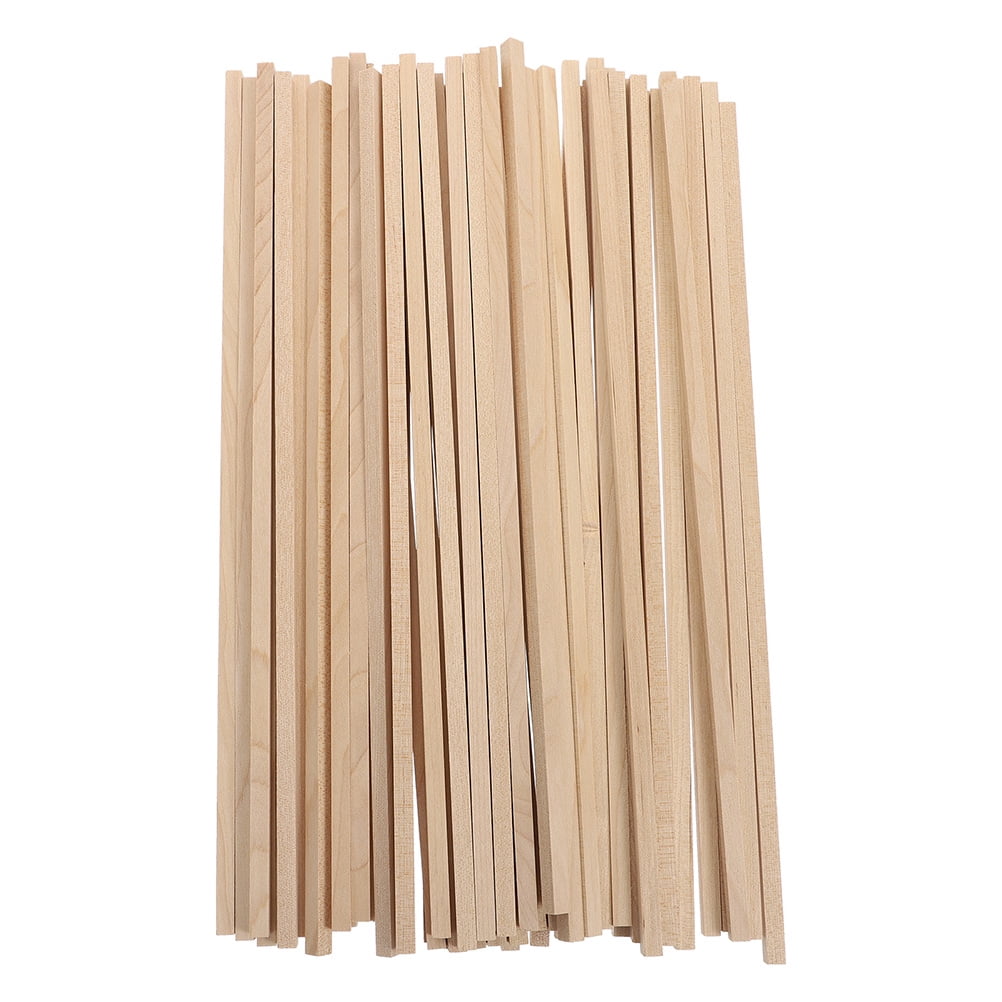 ifundom Unfinished Khaki Wood Sticks for Art and Craft Ifundom 90Pcs ...