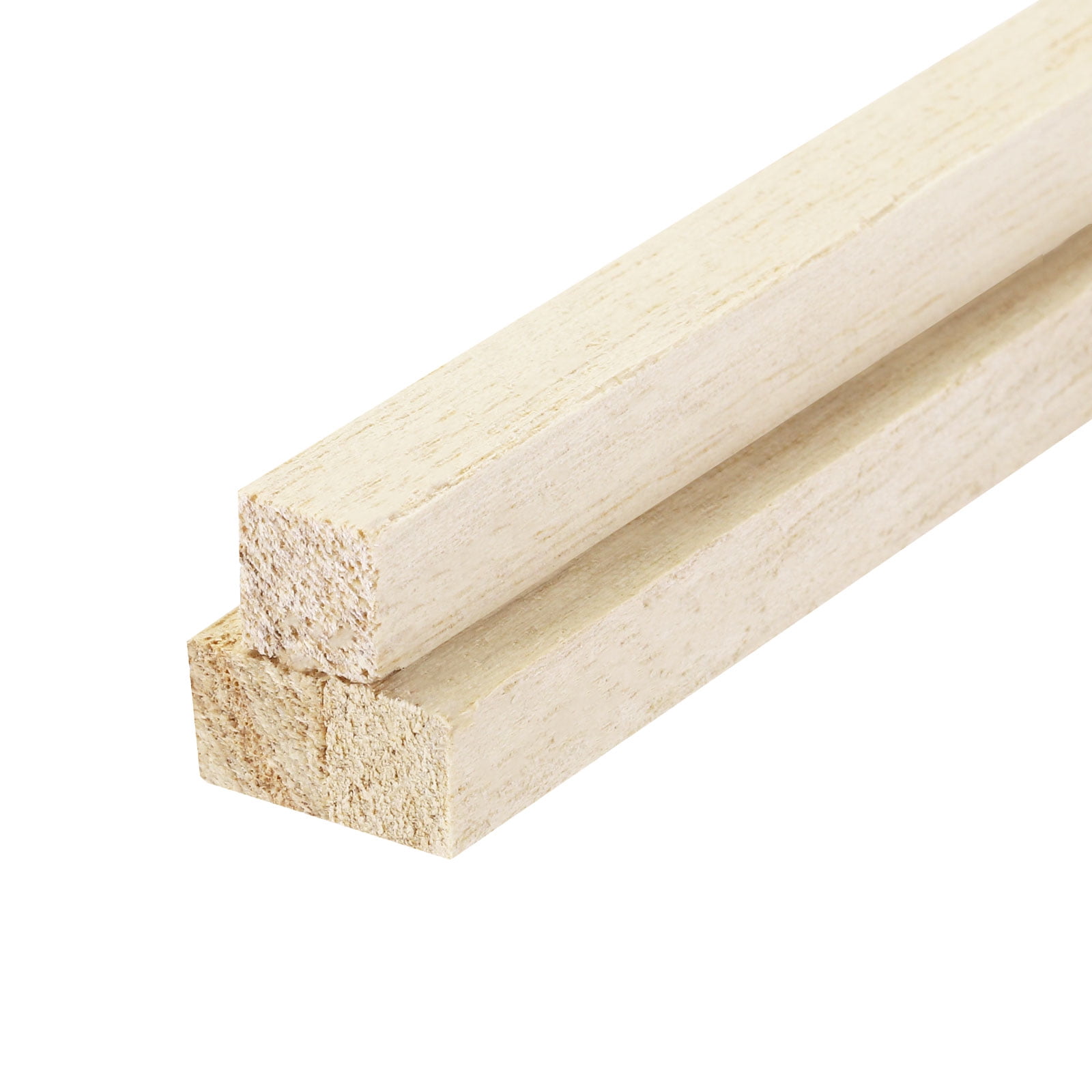 Square Wooden Sticks, 20"x0.6"x0.6" Dowel Rod Unfinished Hardwood Stick ...