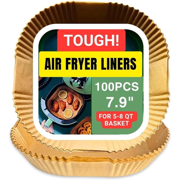 Square air fryer liners disposable, airfryer liners, paper for air ...