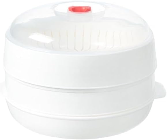 Square and Rounded Microwave Oven Steamer, Special Heating Vessel for ...