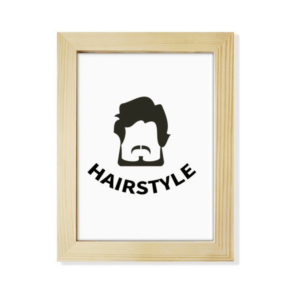 Square-haired Beard Hair Art Deco Fashion Desktop Adorn Photo Frame ...