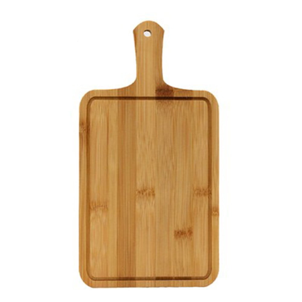 Square pizza tray with handle, cutting board, bread tray, ingredient ...