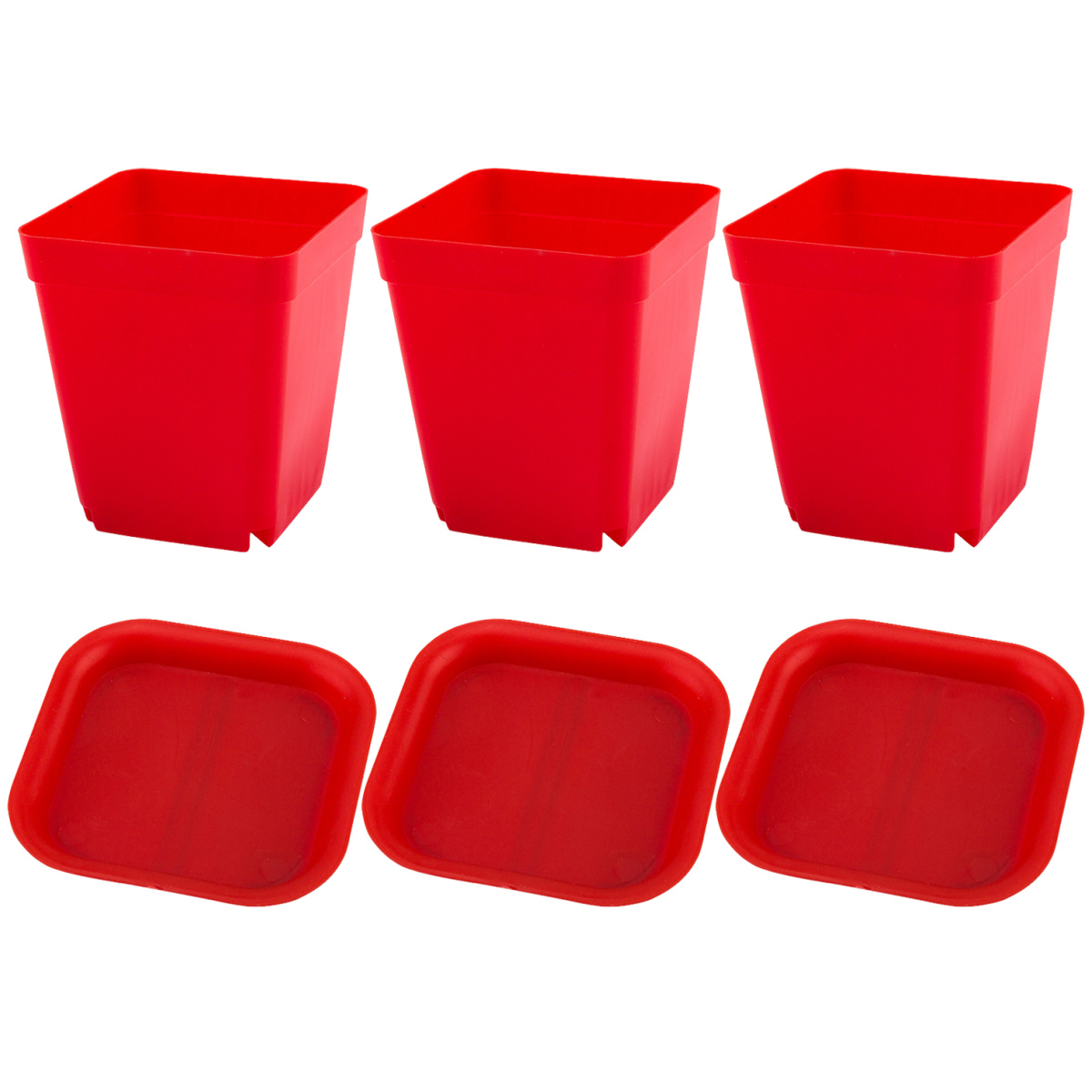 Square plant nursery pots Plastic plant pots Seedling transplant ...