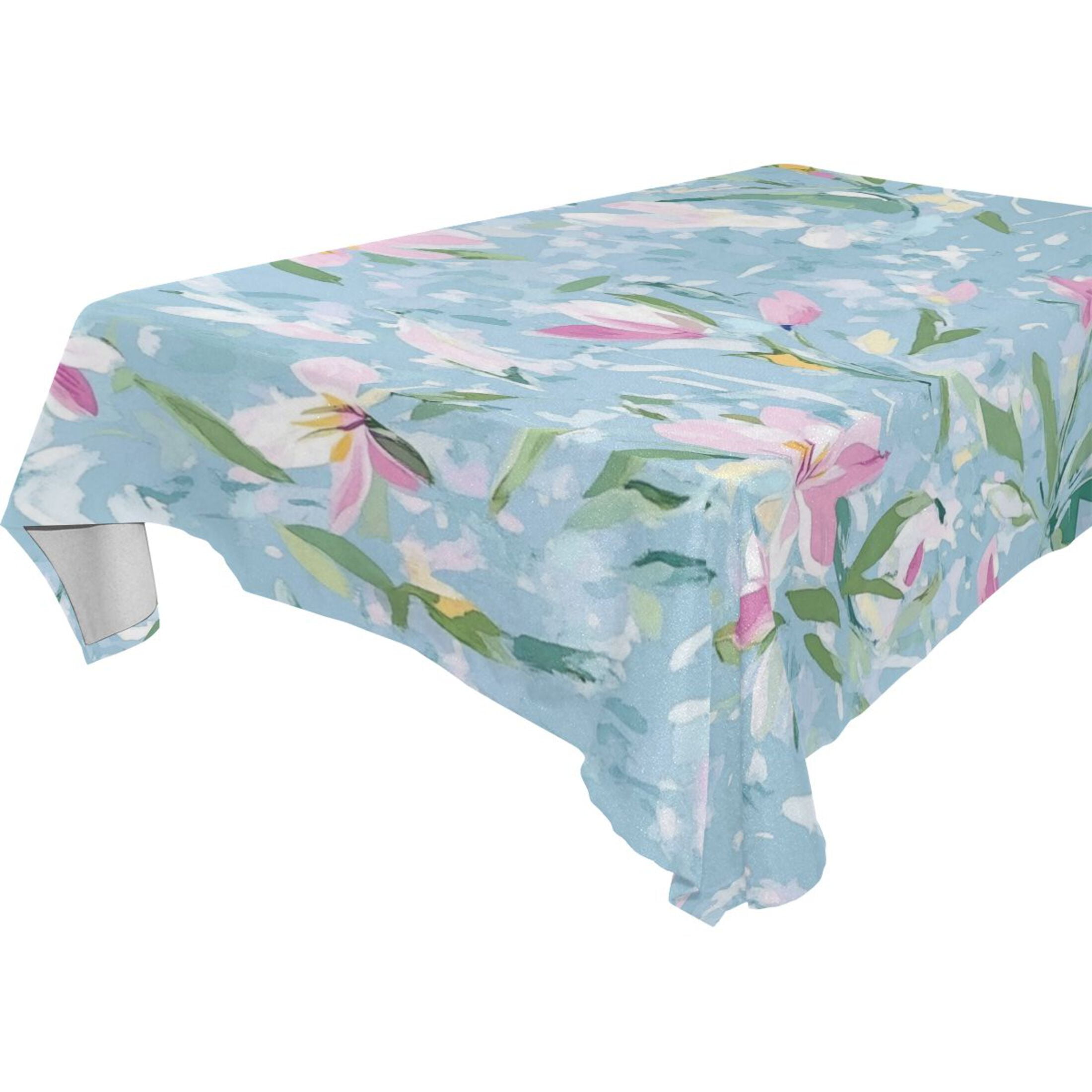 Square printed tablecloth: home tablecloths, washable and durable ...