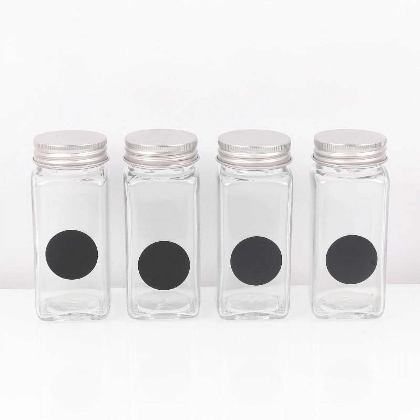 Square seasoning bottle 120ml glass seasoning jar seasoning sprinkler ...