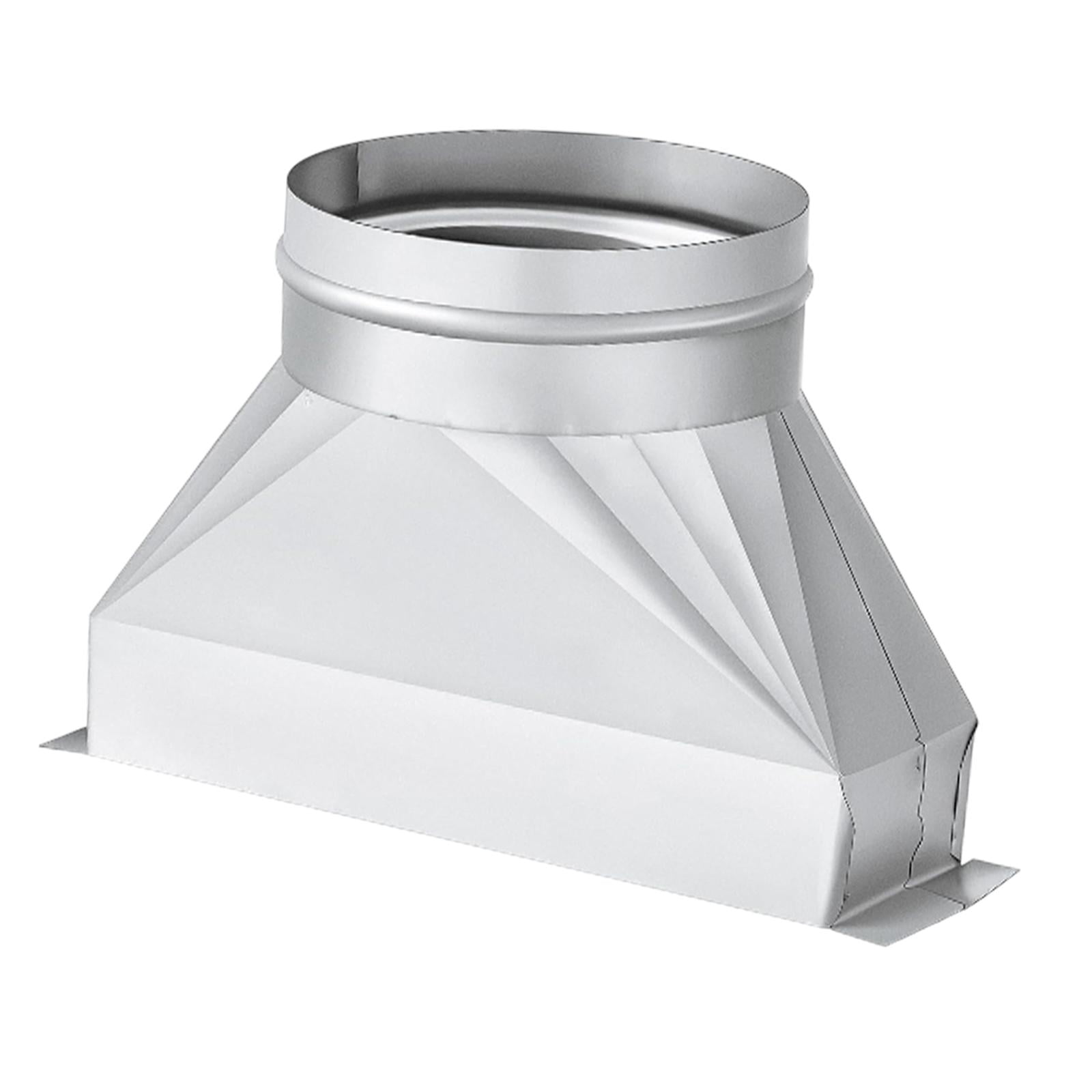 Square to Round Duct Transition Vent Adapter Ducting Fitting 4.92 Inch ...