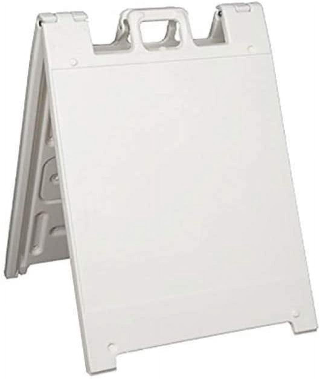 Squarecade 36 A-Frame Portable Sign Stand, Color=White - Walmart.com