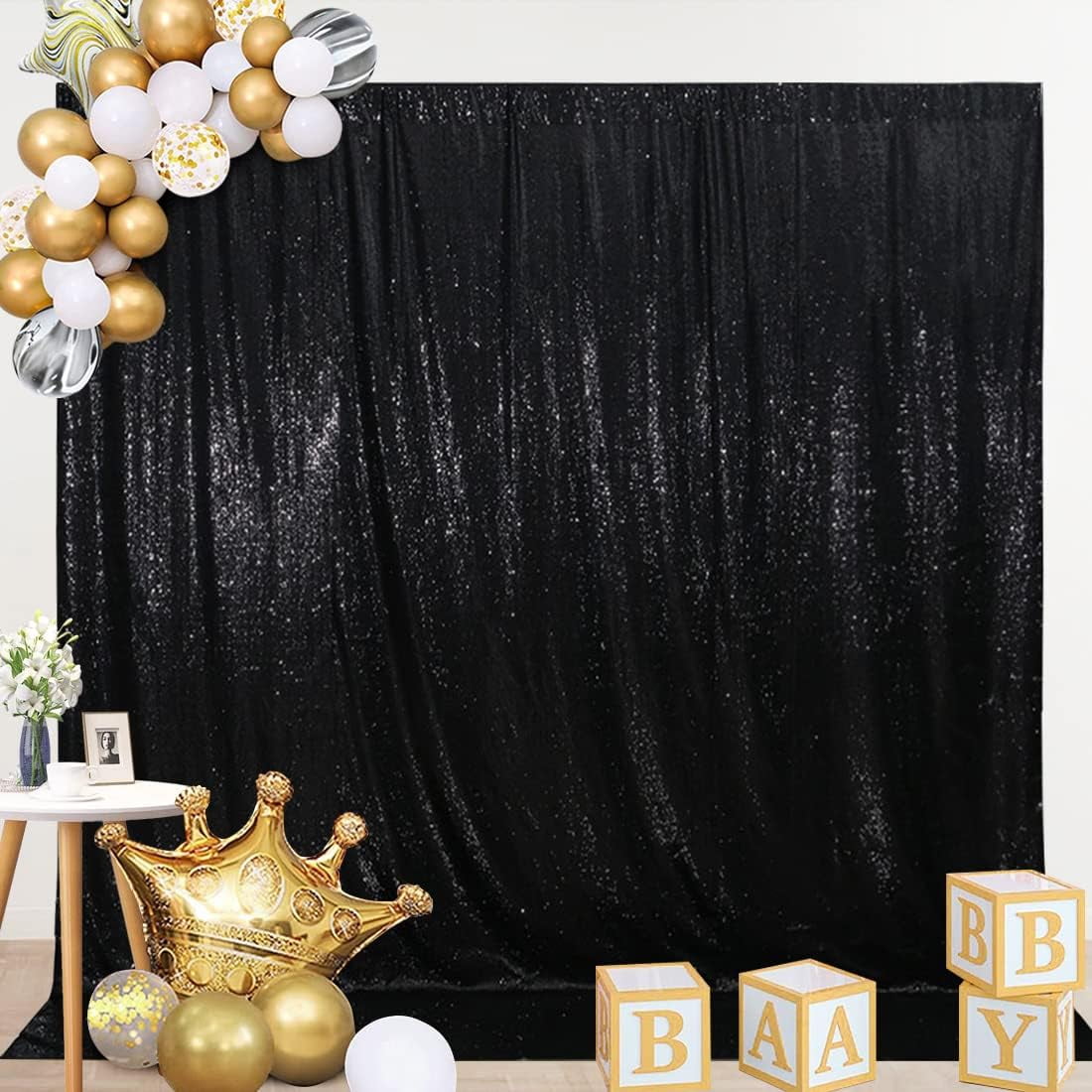 Squarepie Sequin Backdrop Not See Through Thick Backdrop Glitter ...