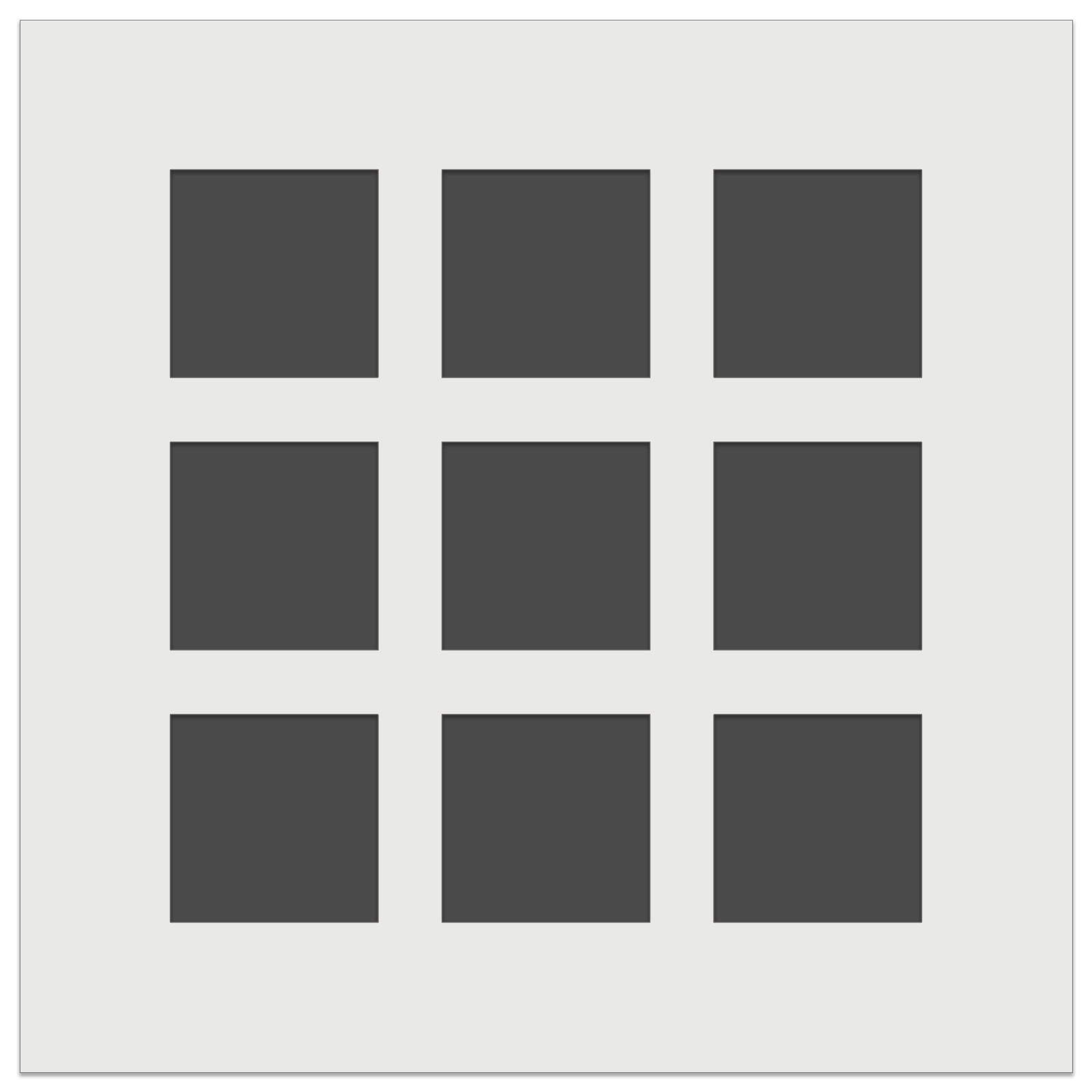 Squares Grid DIY Cookie Wall Craft Stencil - 5.5 Inch - Walmart.com