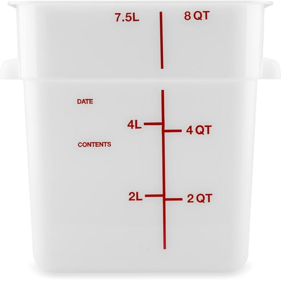 Squares Square Food Storage Container with Stackable Design for ...