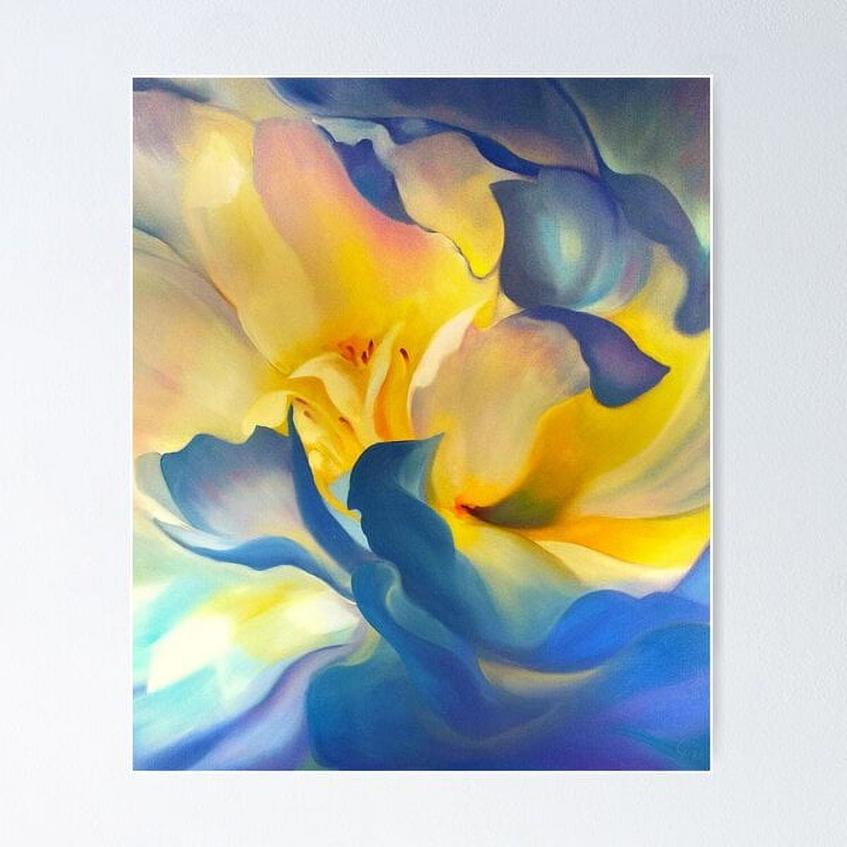 Squash Blossoms Art Of Georgia O'Keeffe Painting Poster Wall Art ...