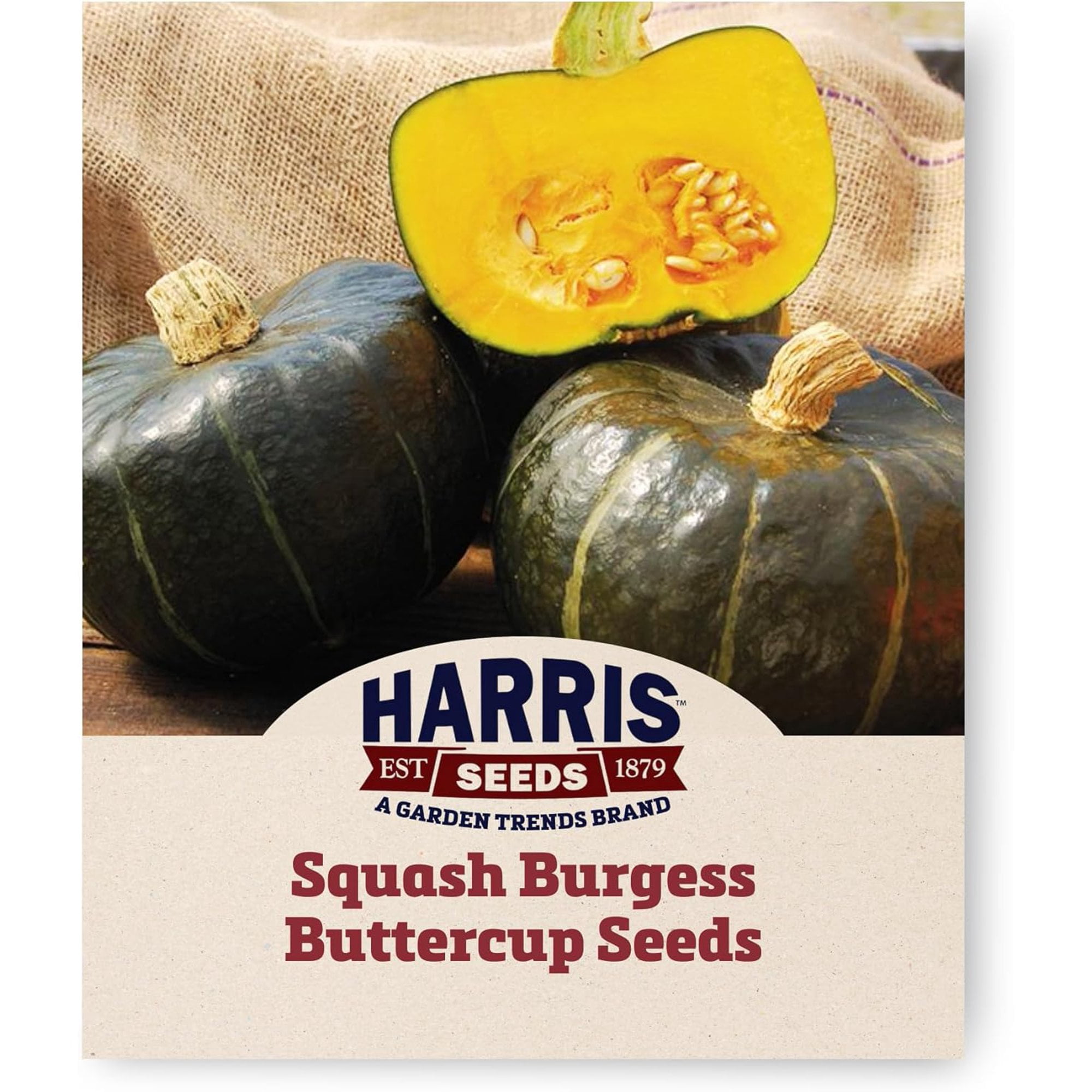 Harris Seeds - Squash Seeds - Sweet Burgess Buttercup Vegetable Non-GMO ...
