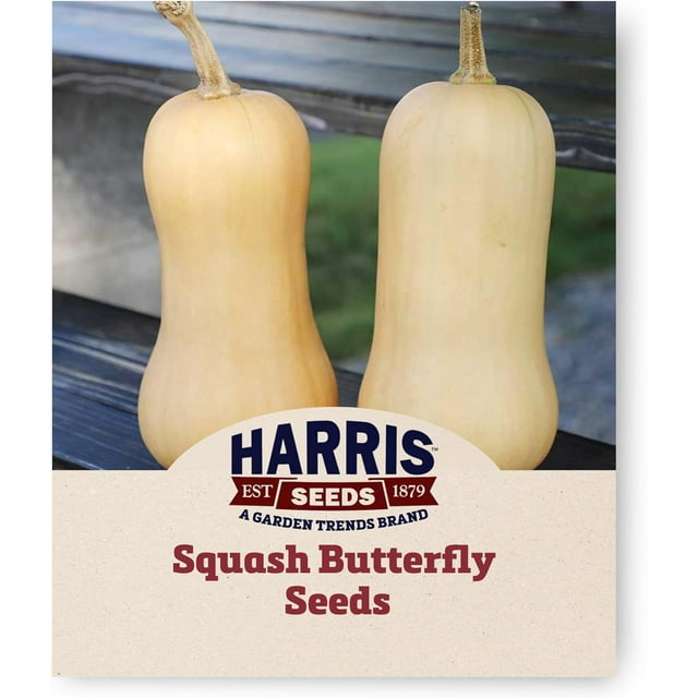 Harris Seeds - Winter Squash Butterfly F1 Variety Orange Flesh - 250 ...