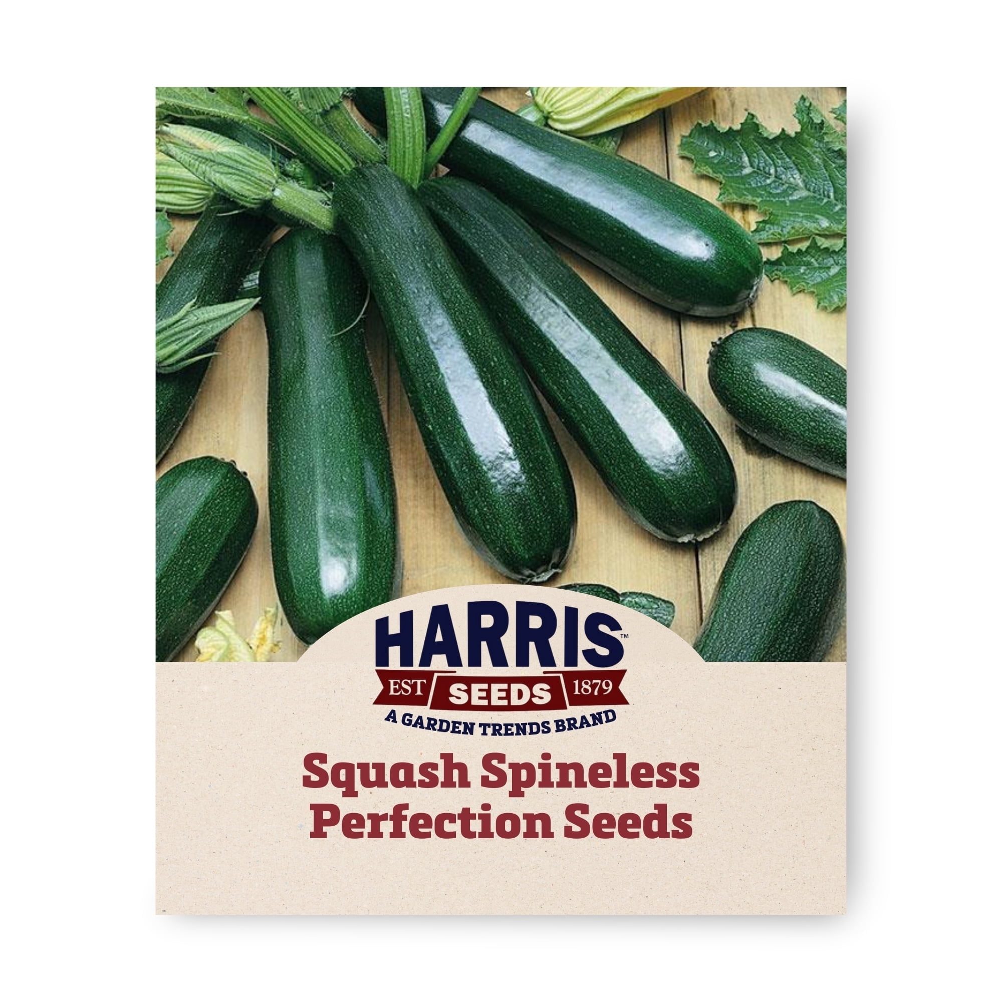 Harris Seeds - Spineless Perfection Ut Non-GMO Variety Squash Seeds ...