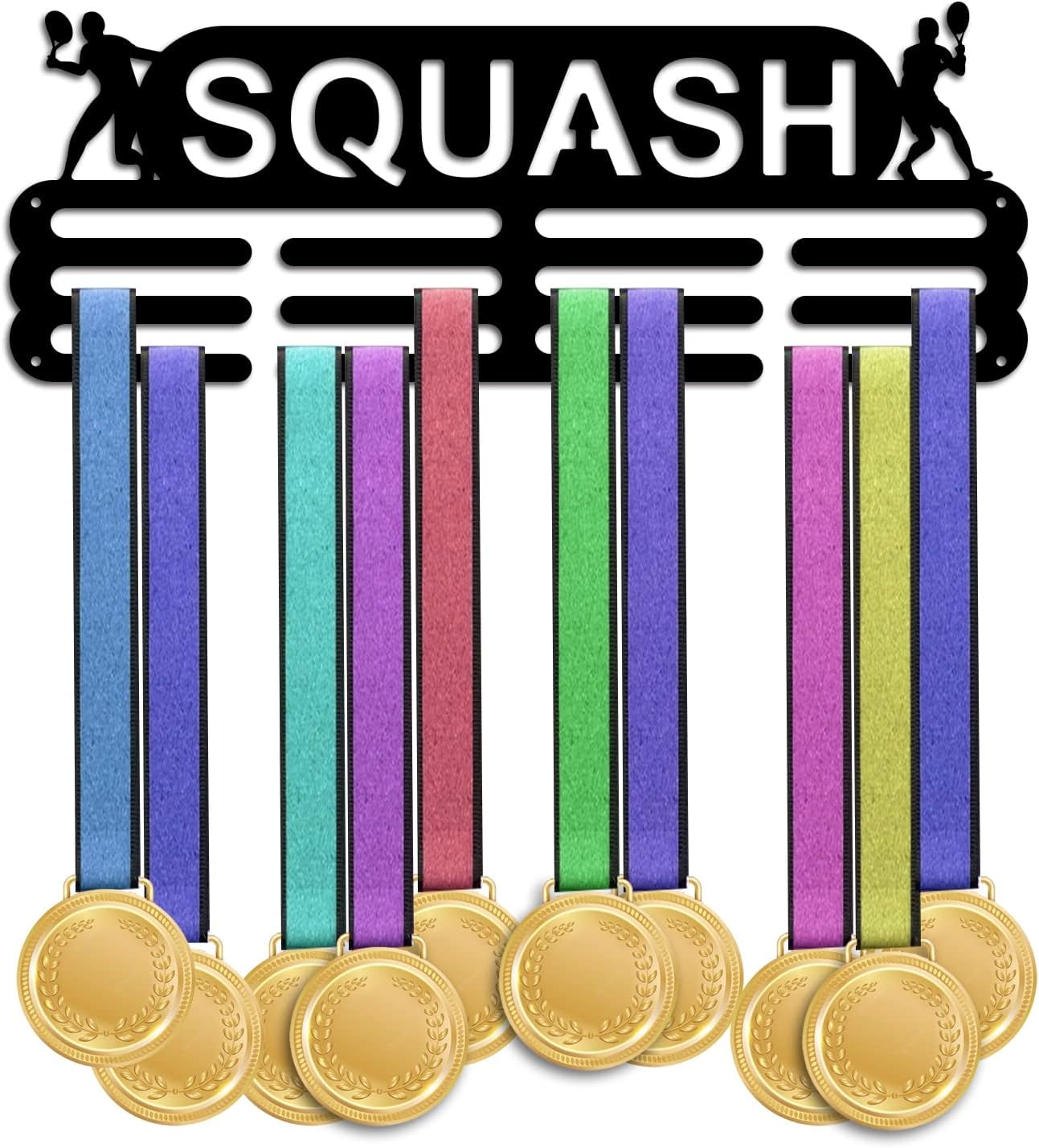 Squash Theme Iron Medal Hanger Holder Display Wall Rack with Screws ...