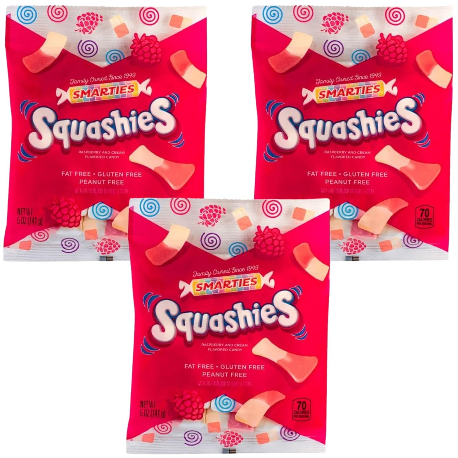 Squashies 5 Ounce Bag Each (3 Pack Gift Set, 15 Ounces Total ...