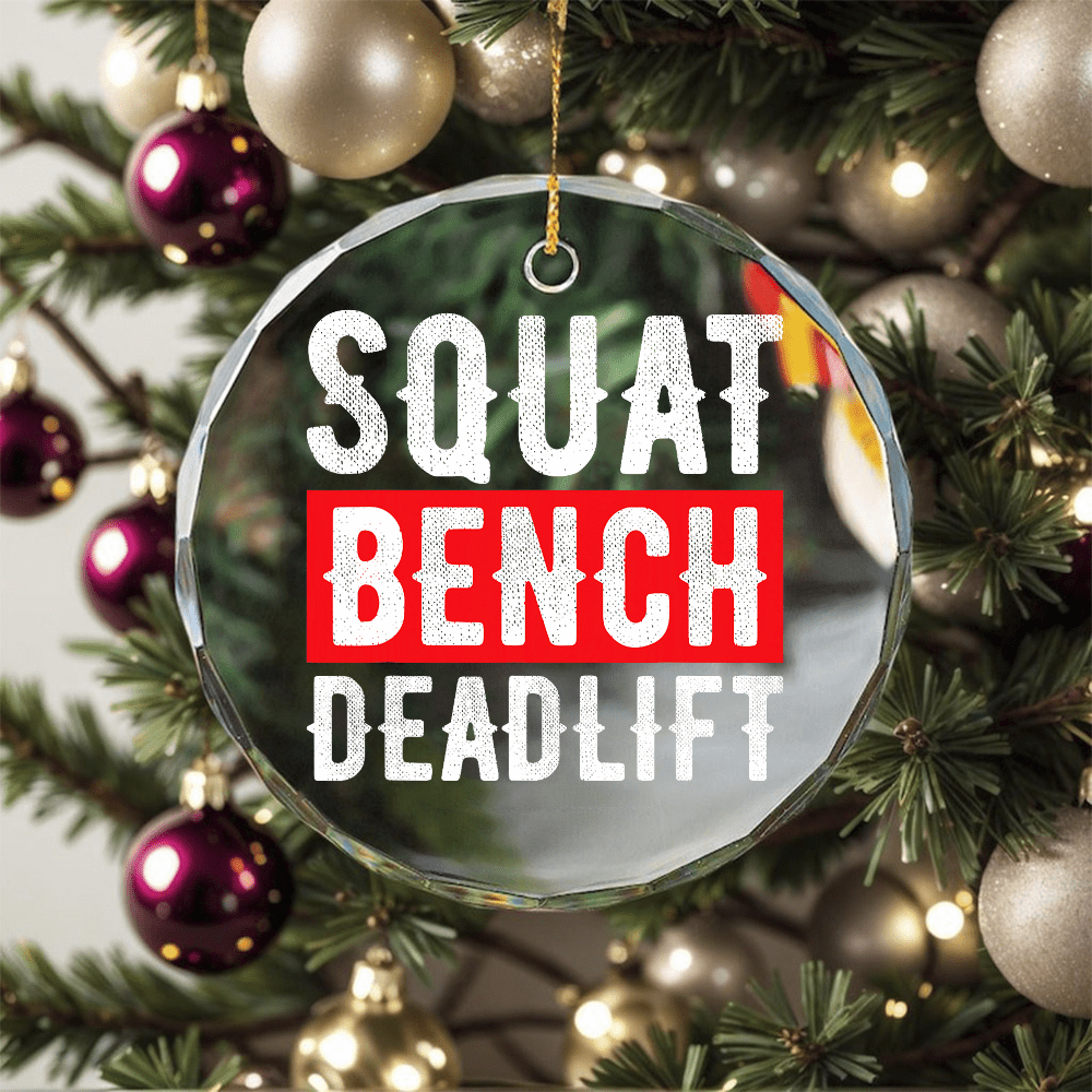 Squat Deadlift Bench Bodybuilding Weight Training Gym Ornament, Home ...