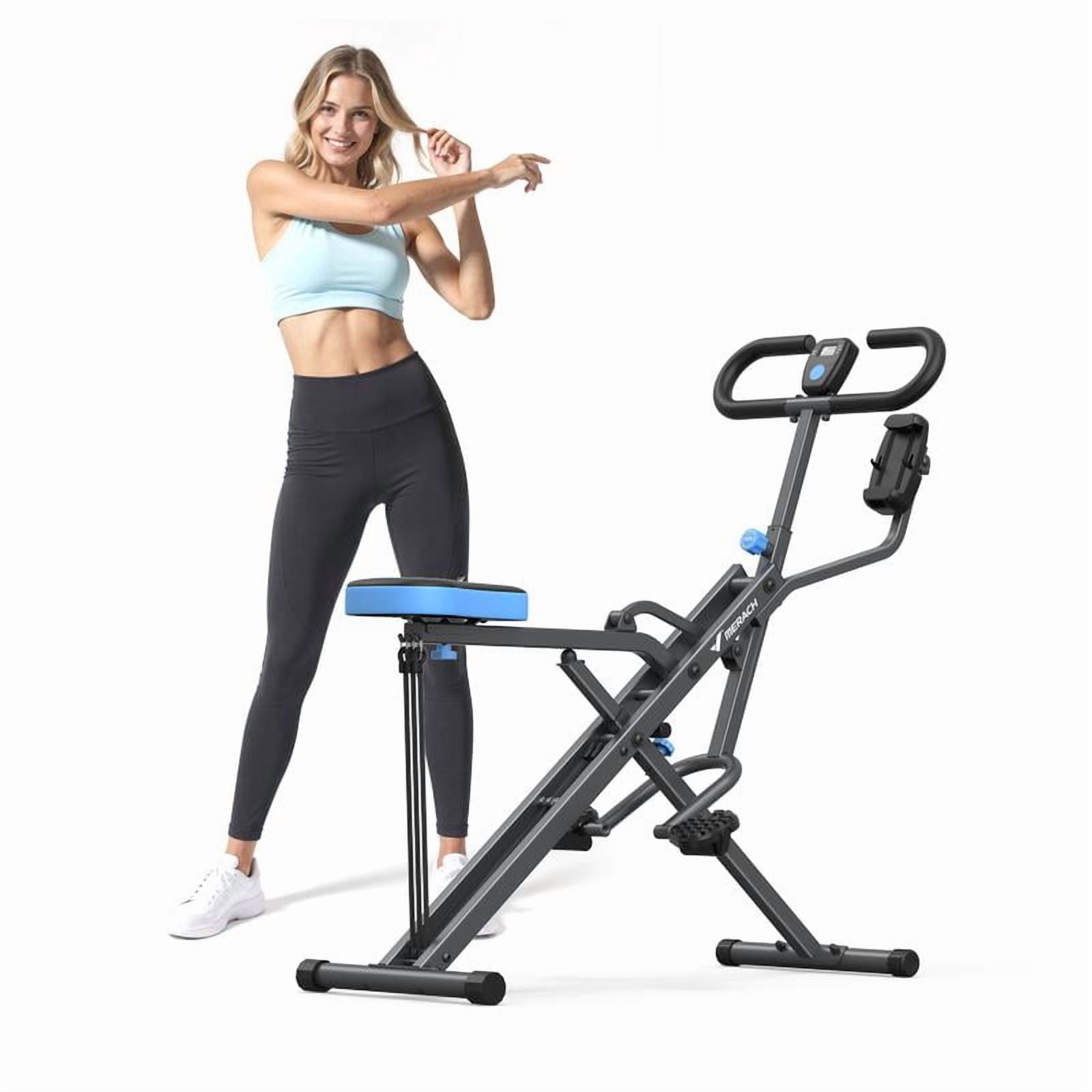 Squat Machine Glutes Workout Adjustable Resistance Foldable Exercise ...