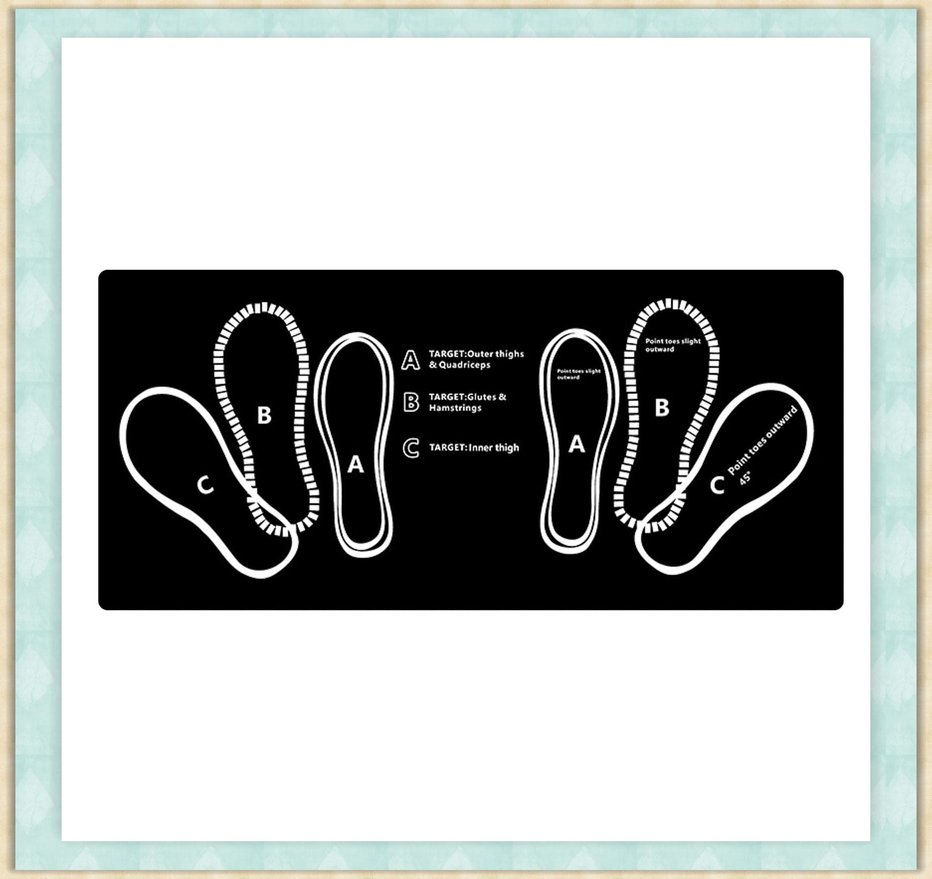 Squat Mat with Foot Position Mat,Squat Mat Knee Mat - 31.5" Length ...