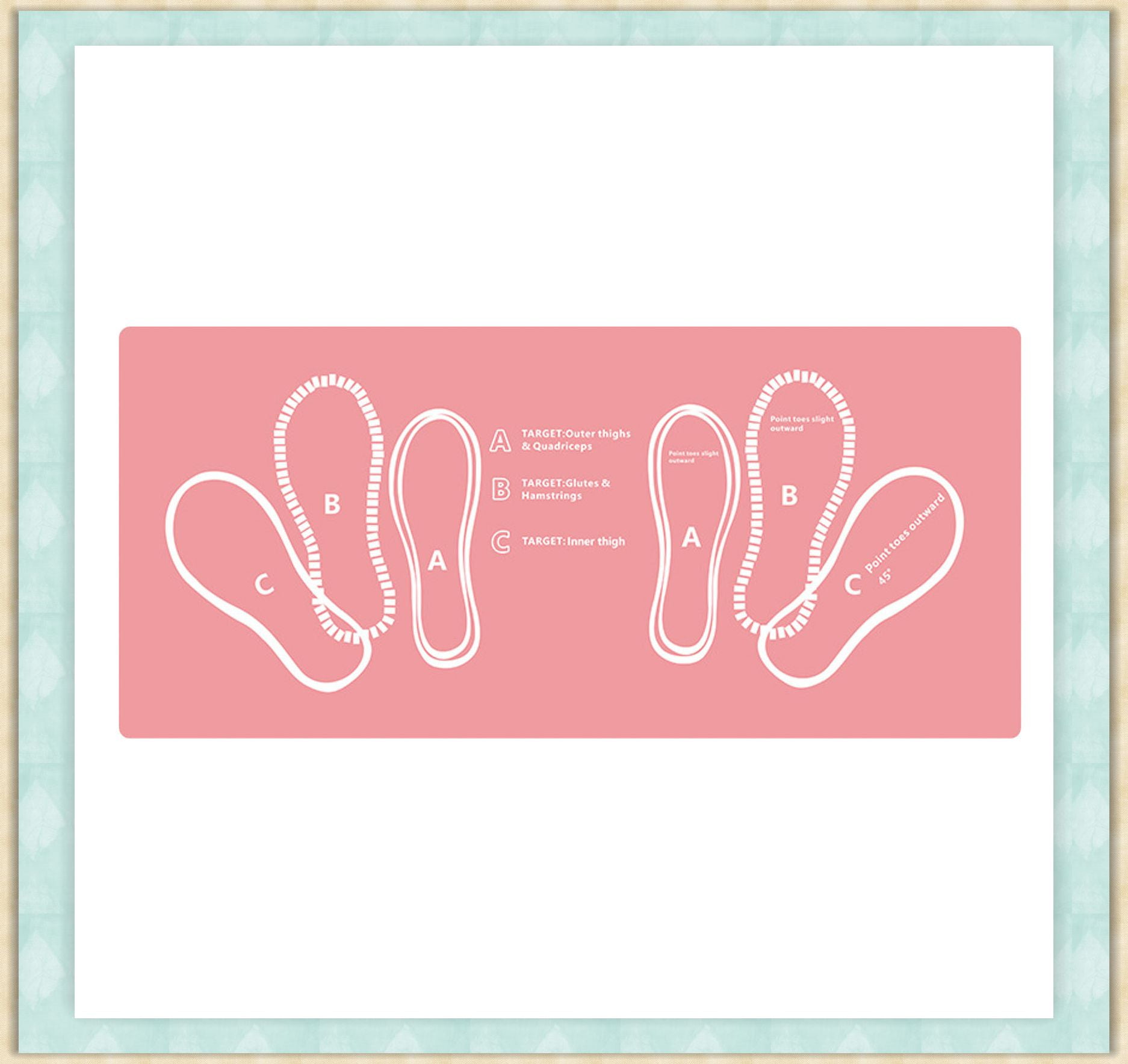 Squat Mat with Foot Position Mat,Squat Mat Knee Mat - 31.5" Length ...