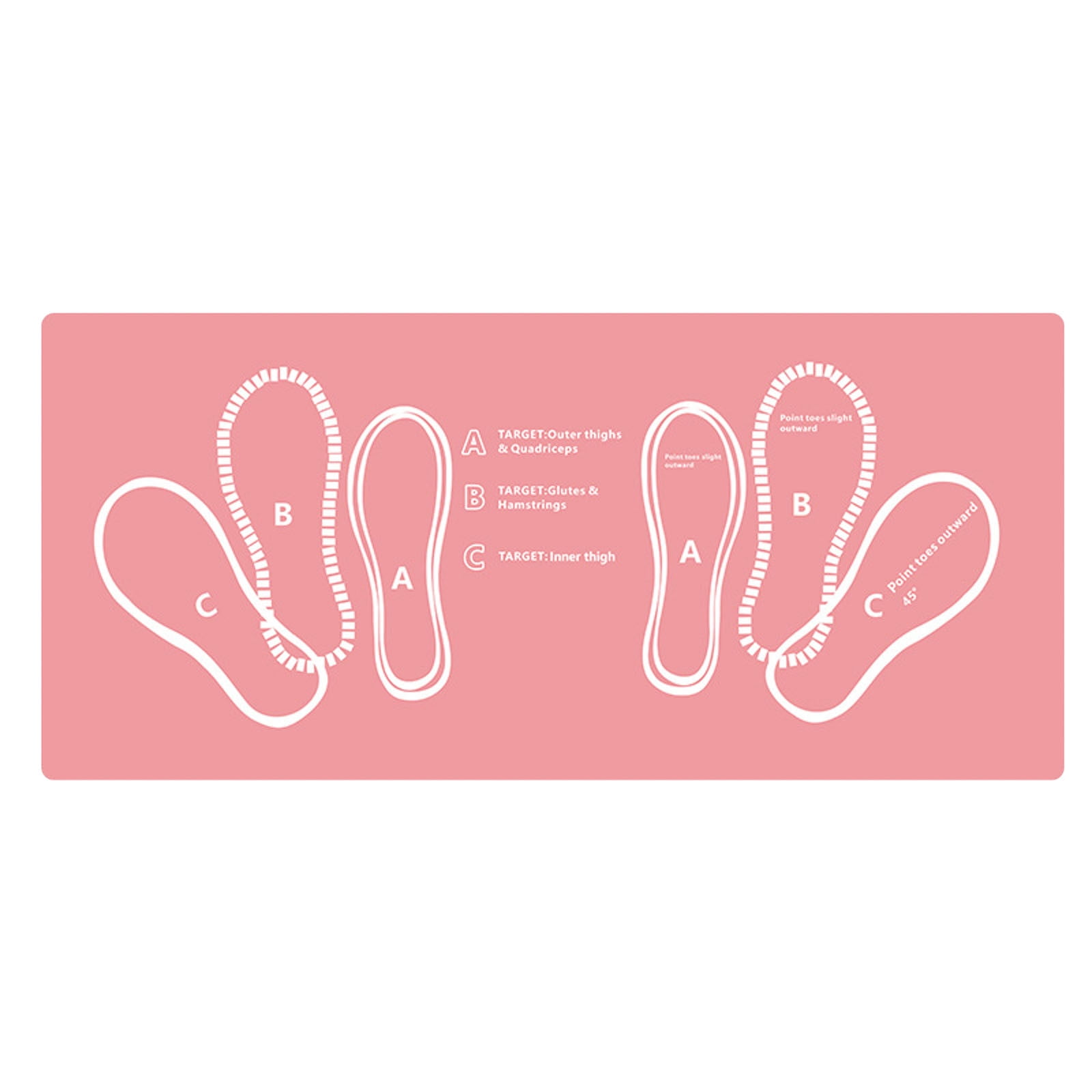 Squat Mat Knee Mat Squat Auxiliary Training Thick Slip Foot Placement ...