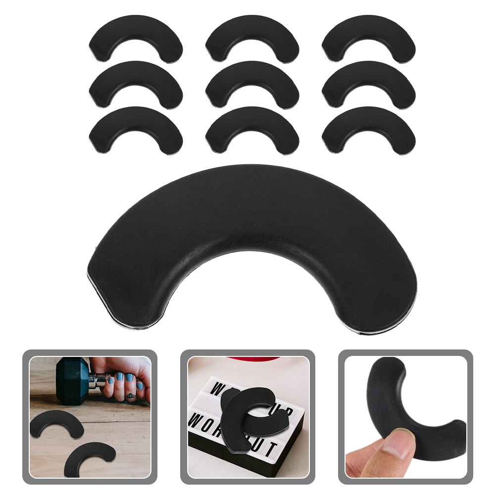 Beaupretty Durable Plastic Gym Equipment Protectors with Crescent Pads ...