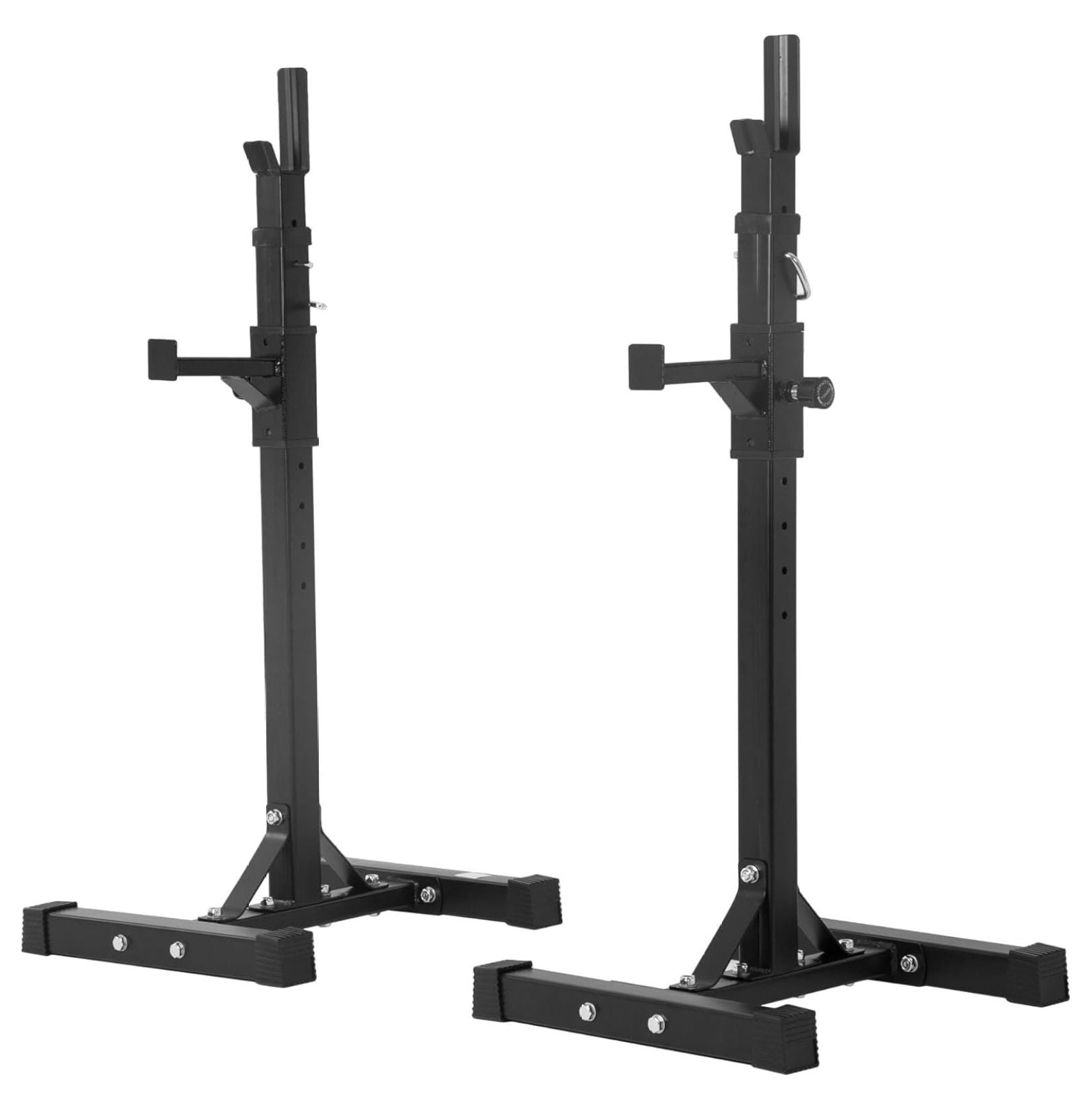 Squat Rack Adjustable Barbell Bench Press Stands 40"-66" Multi-Function ...