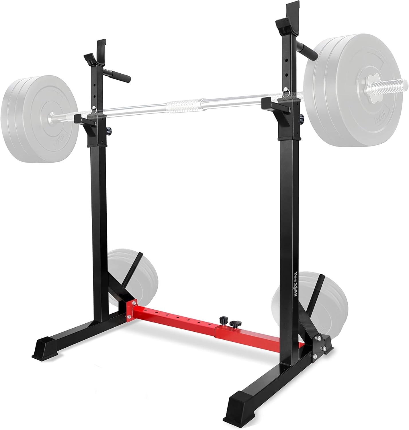 Squat Rack for Home Gym Adjustable Barbell Stand Rack Multi-Function ...