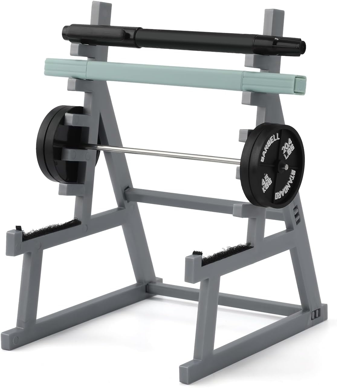 Squat Rack Pen Holder, Squat Rack Office Decor Mini Barbell Rack Pen Holder Desktop Squat Rack ...