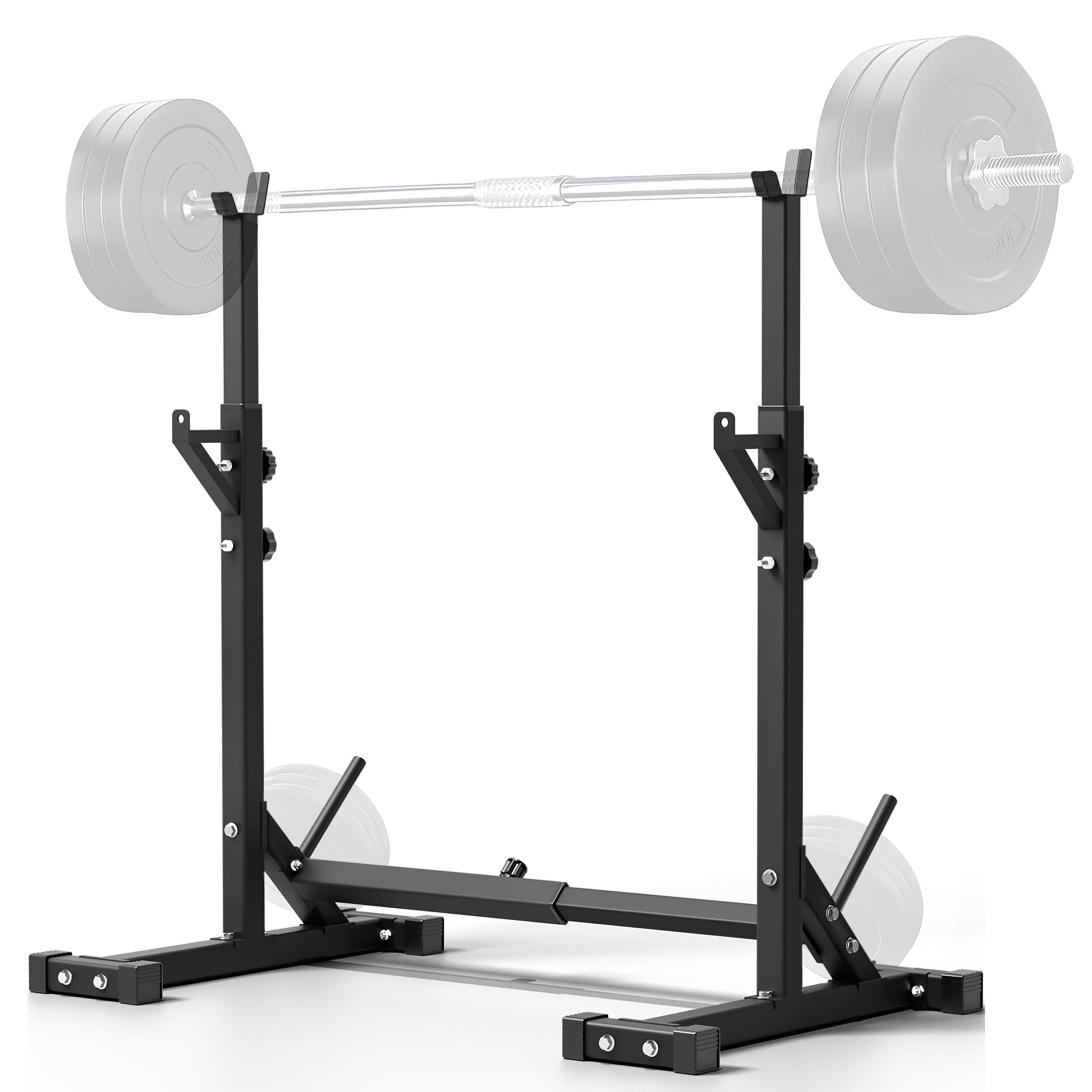 Adjustable Multi-Function Squat Rack Stand with Barbell Rack for Home ...