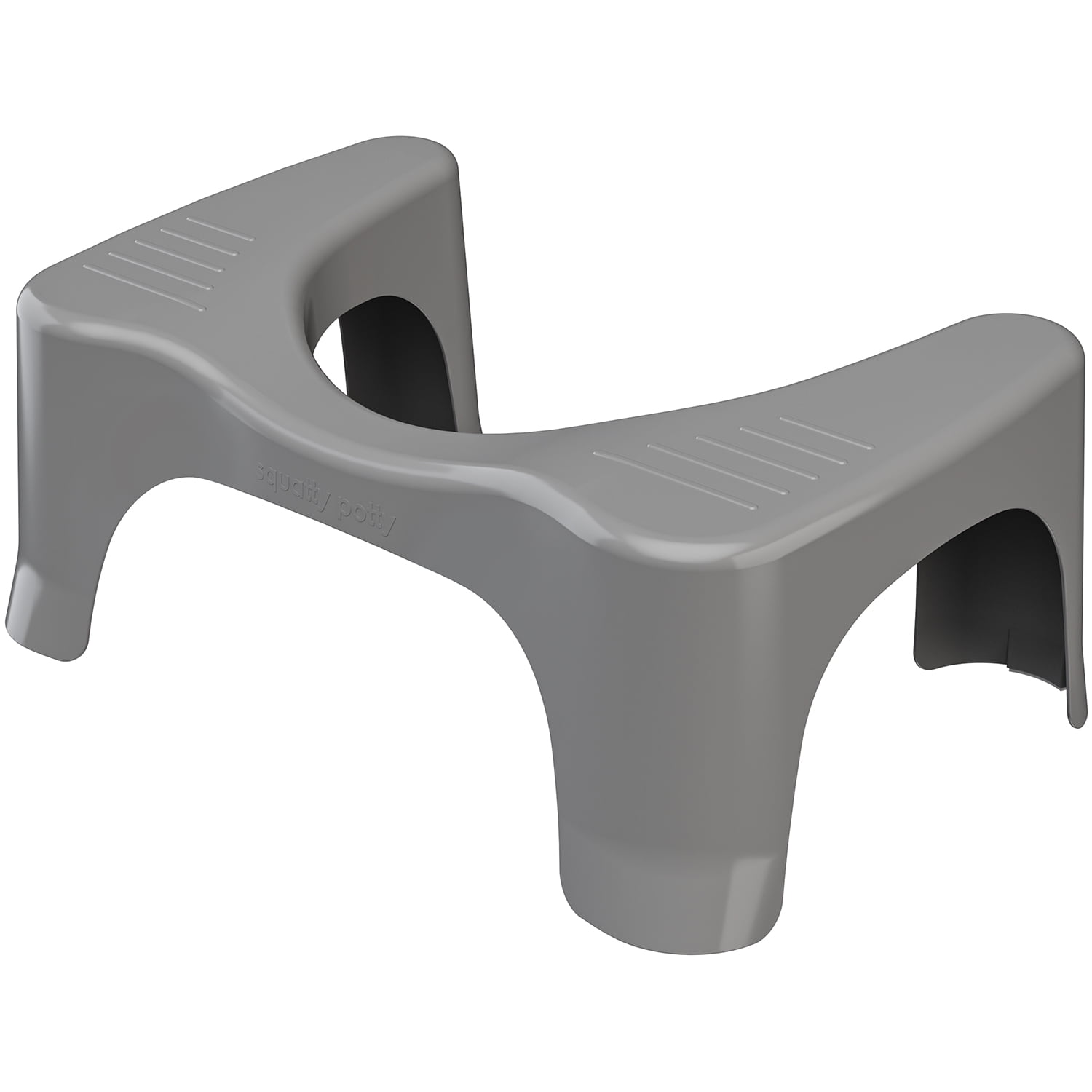 Free Shipping! Squatty Potty Curved Plastic Toilet Stool, 7 In Gray for ...