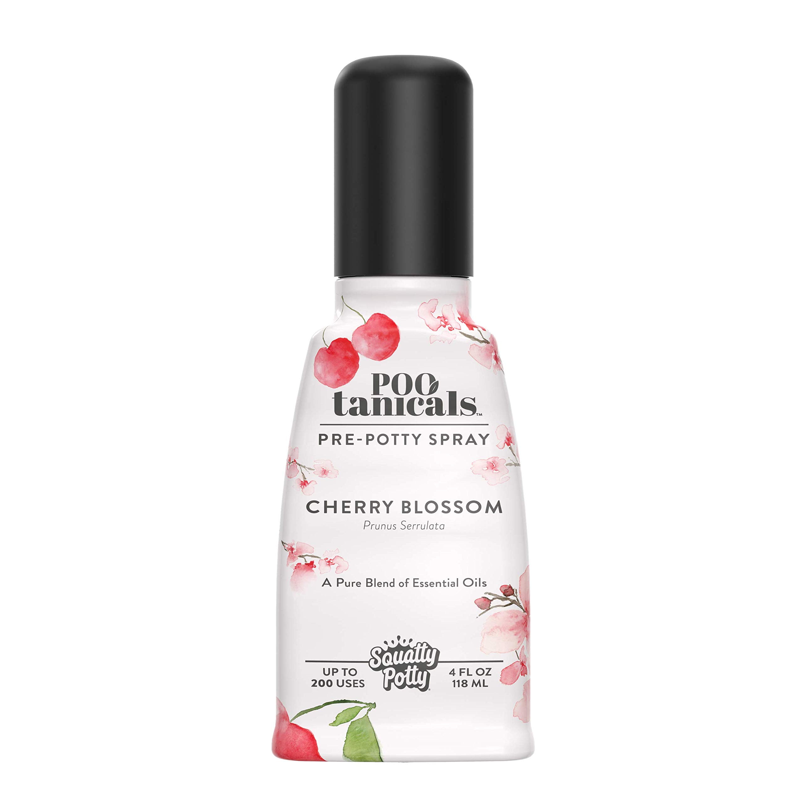 Squatty Potty Pootanicals Toilet Spray, Cherry Blossom, 200 Uses Spray ...