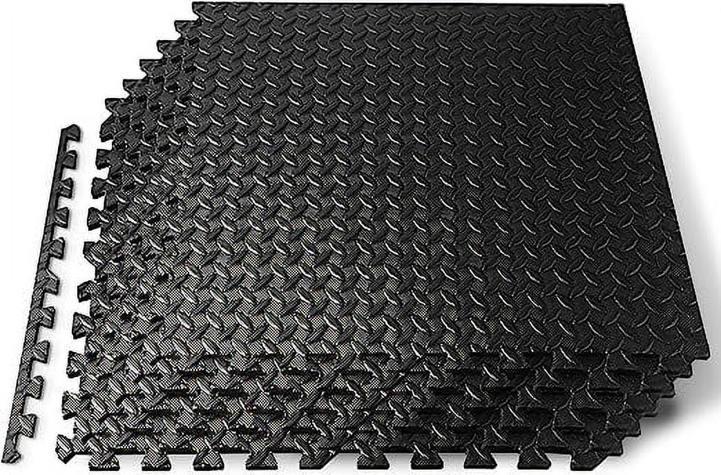 Squatz Thick Puzzle Exercise Mat, 6 Pcs EVA Foam Interlocking Tiles ...